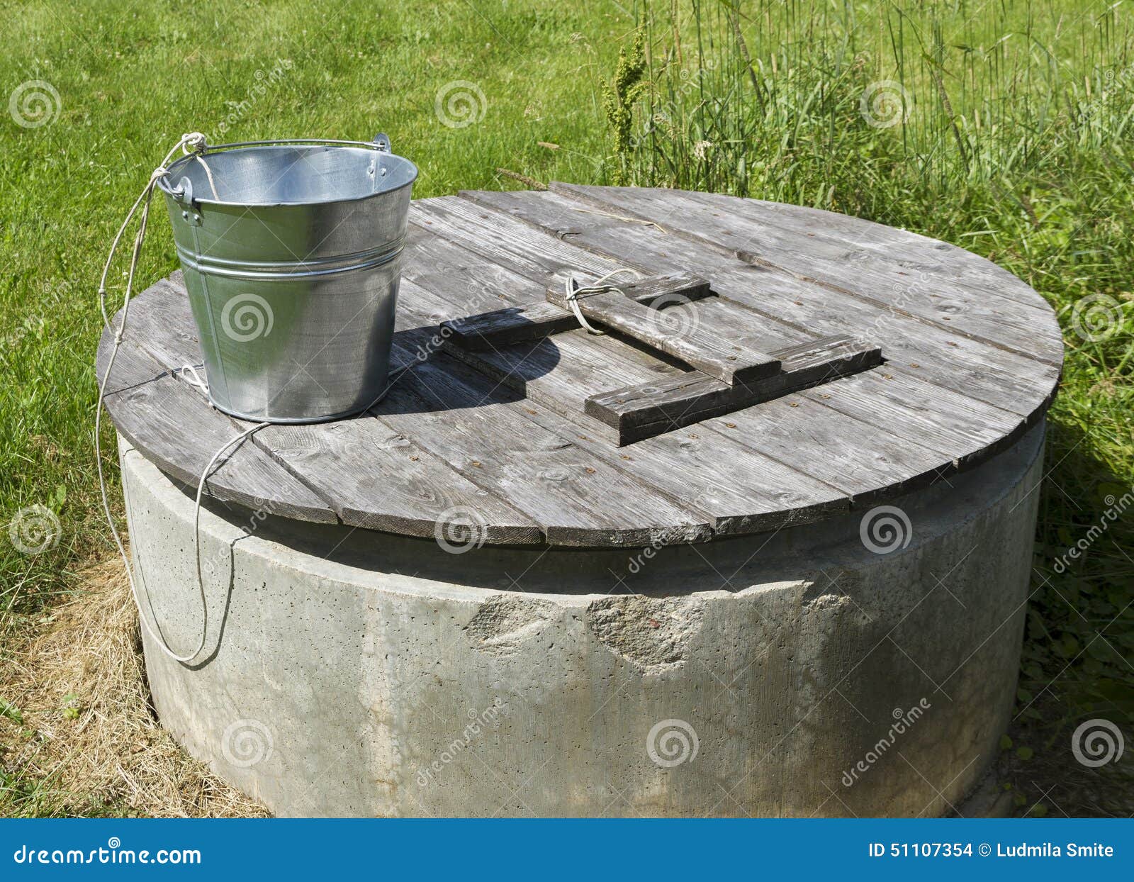 Rural well. stock photo. Image of blue, black, rural - 51107354