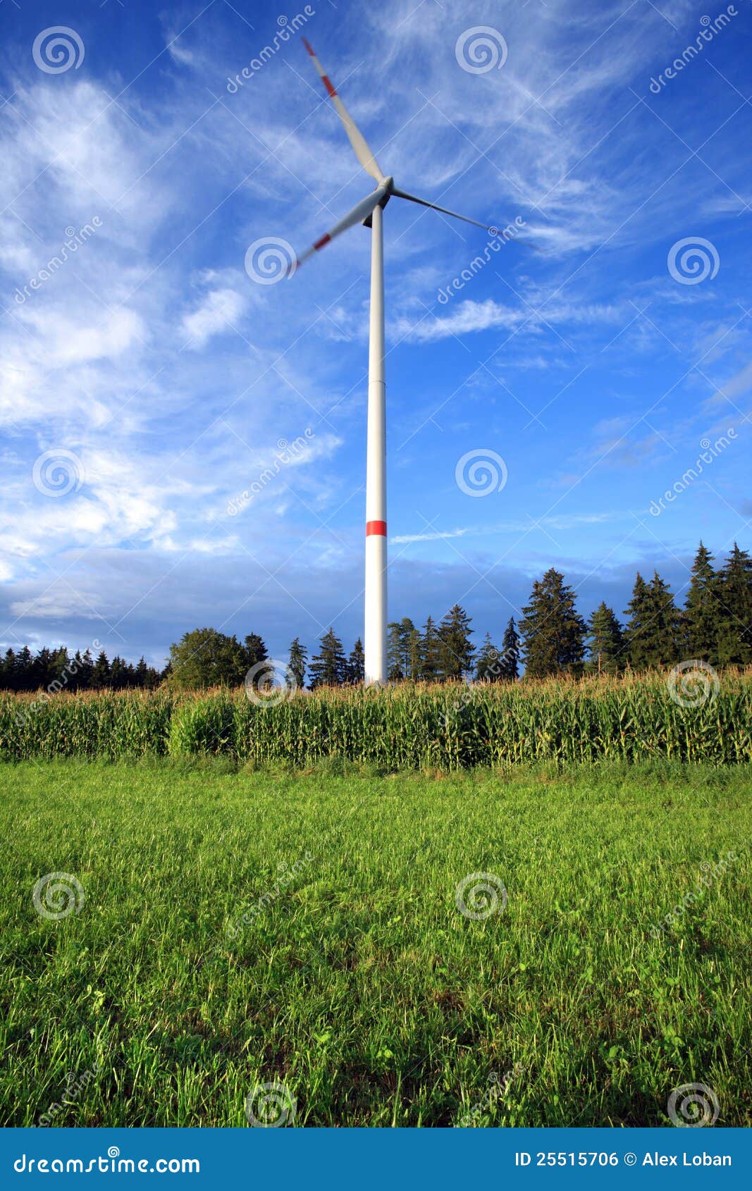 Rural wind turbine stock photo. Image of tower, natural - 25515706