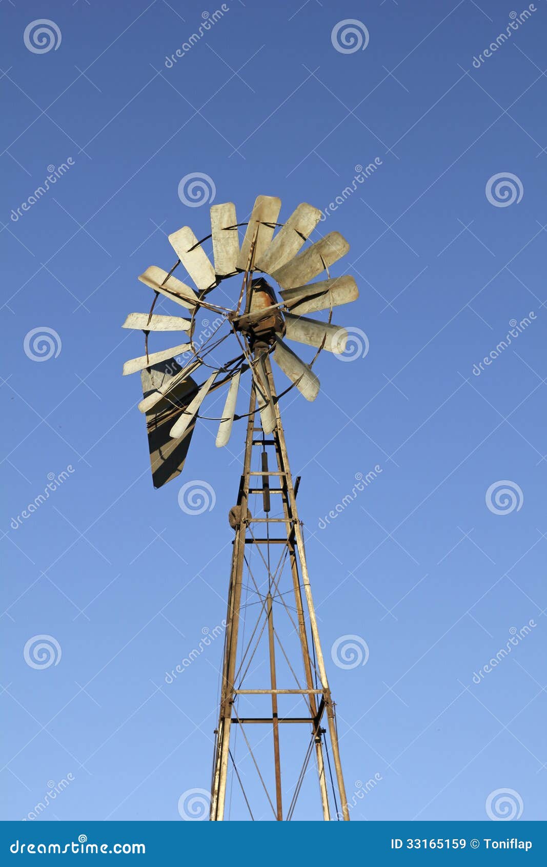 Rural Windmill stock image. Image of typically, rotor - 33165159