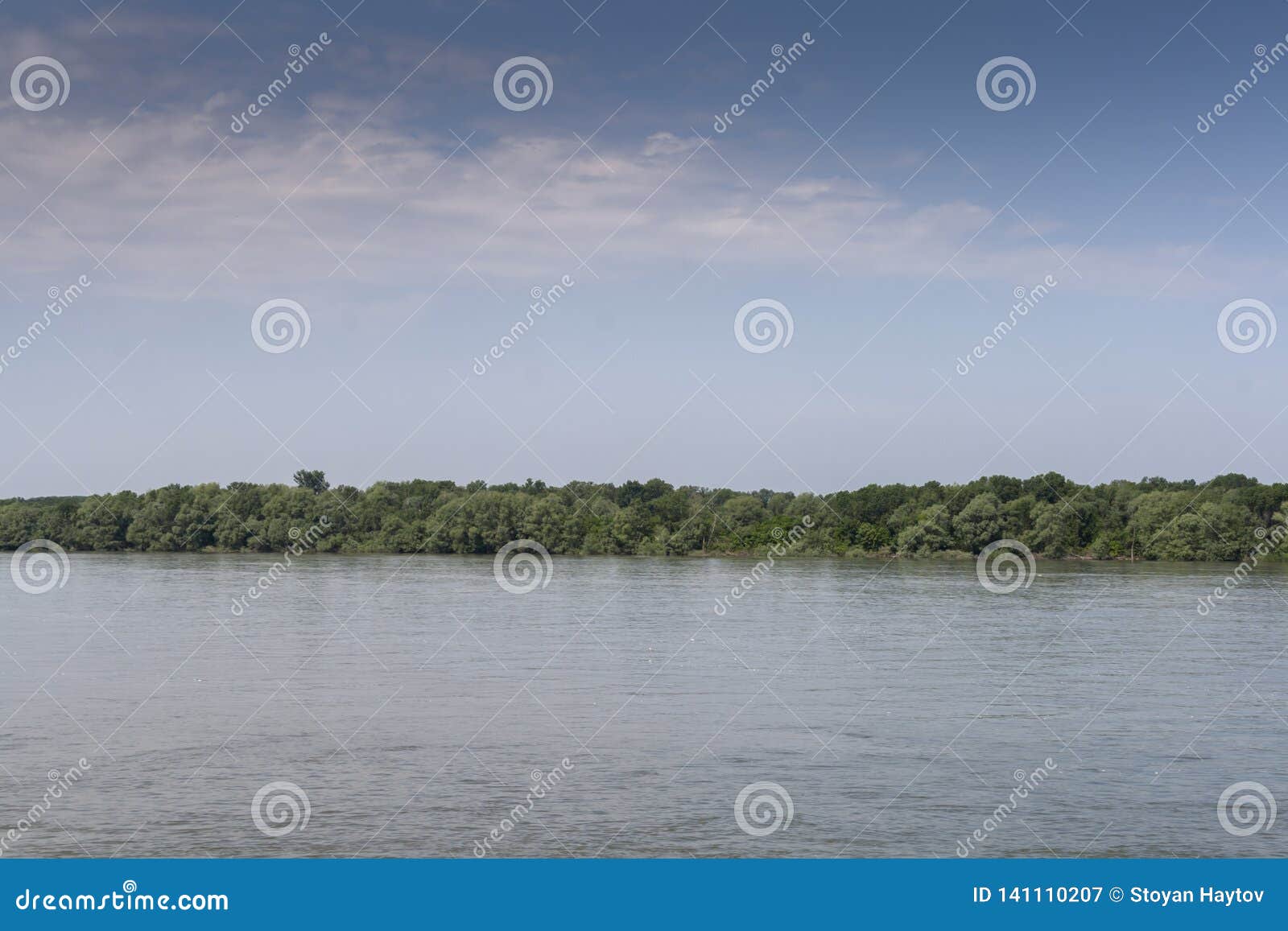The Danube River Passing through the City of Ruse, Bulgaria Stock Image ...