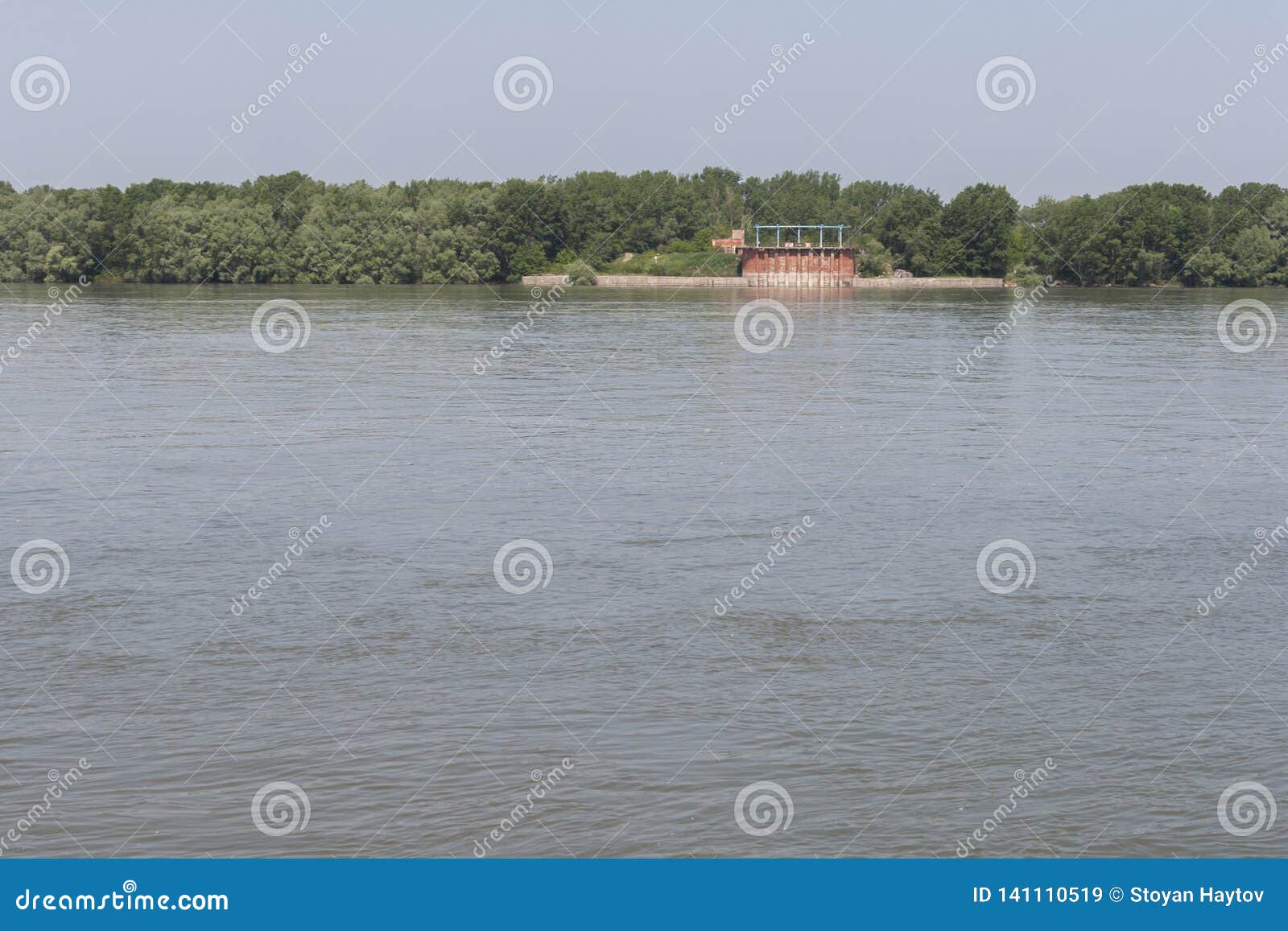 The Danube River Passing through the City of Ruse, Bulgaria Editorial ...