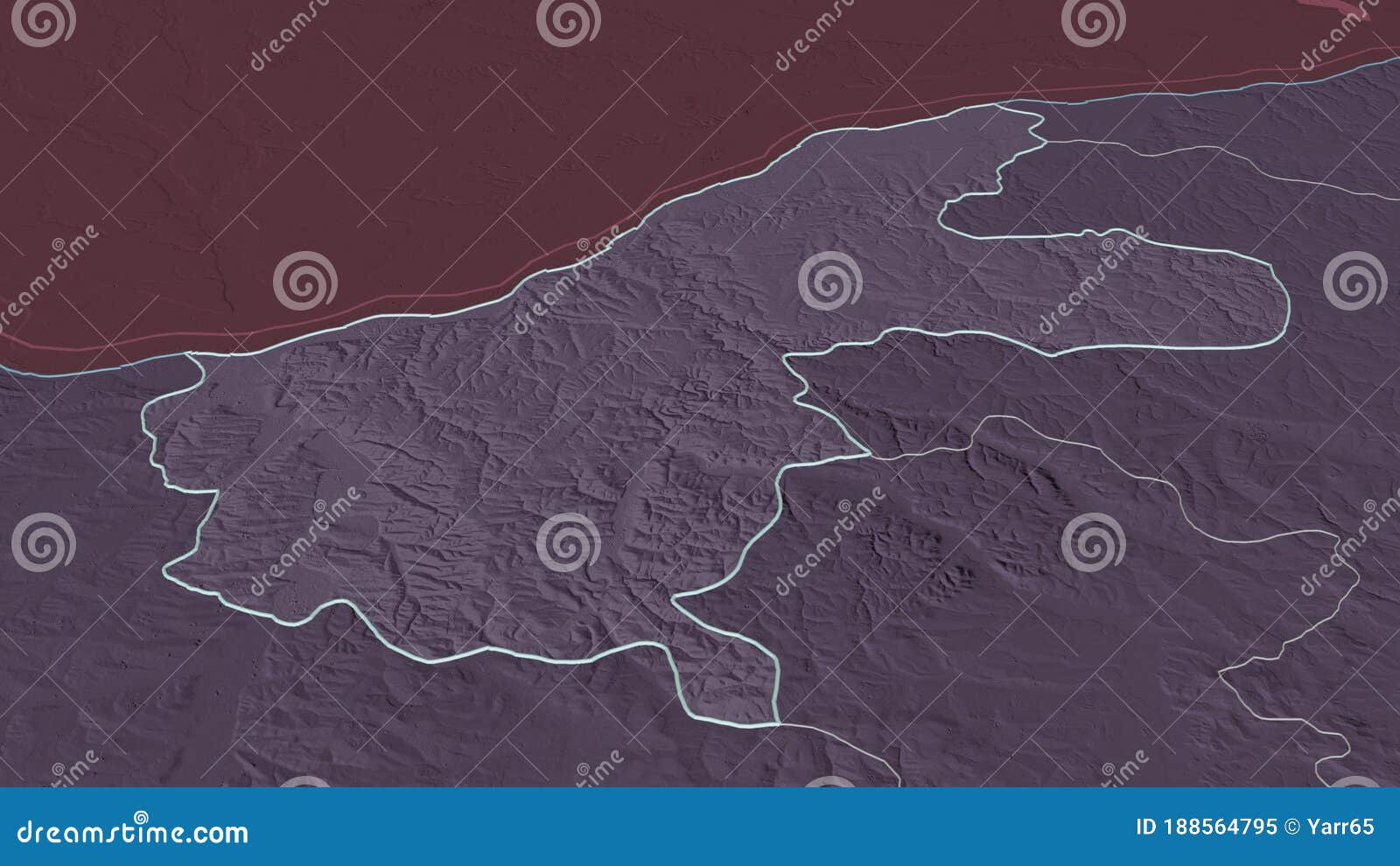 Ruse, Bulgaria - Outlined. Administrative Stock Illustration ...