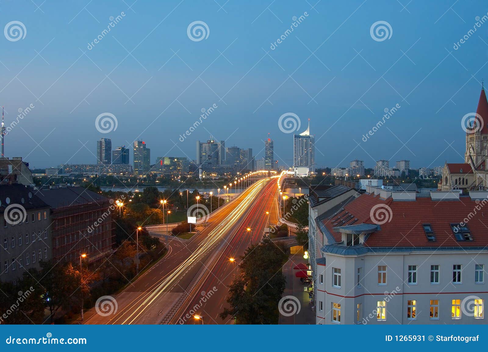 Rush stock image. Image of conurbation, bridge, architecture - 1265931