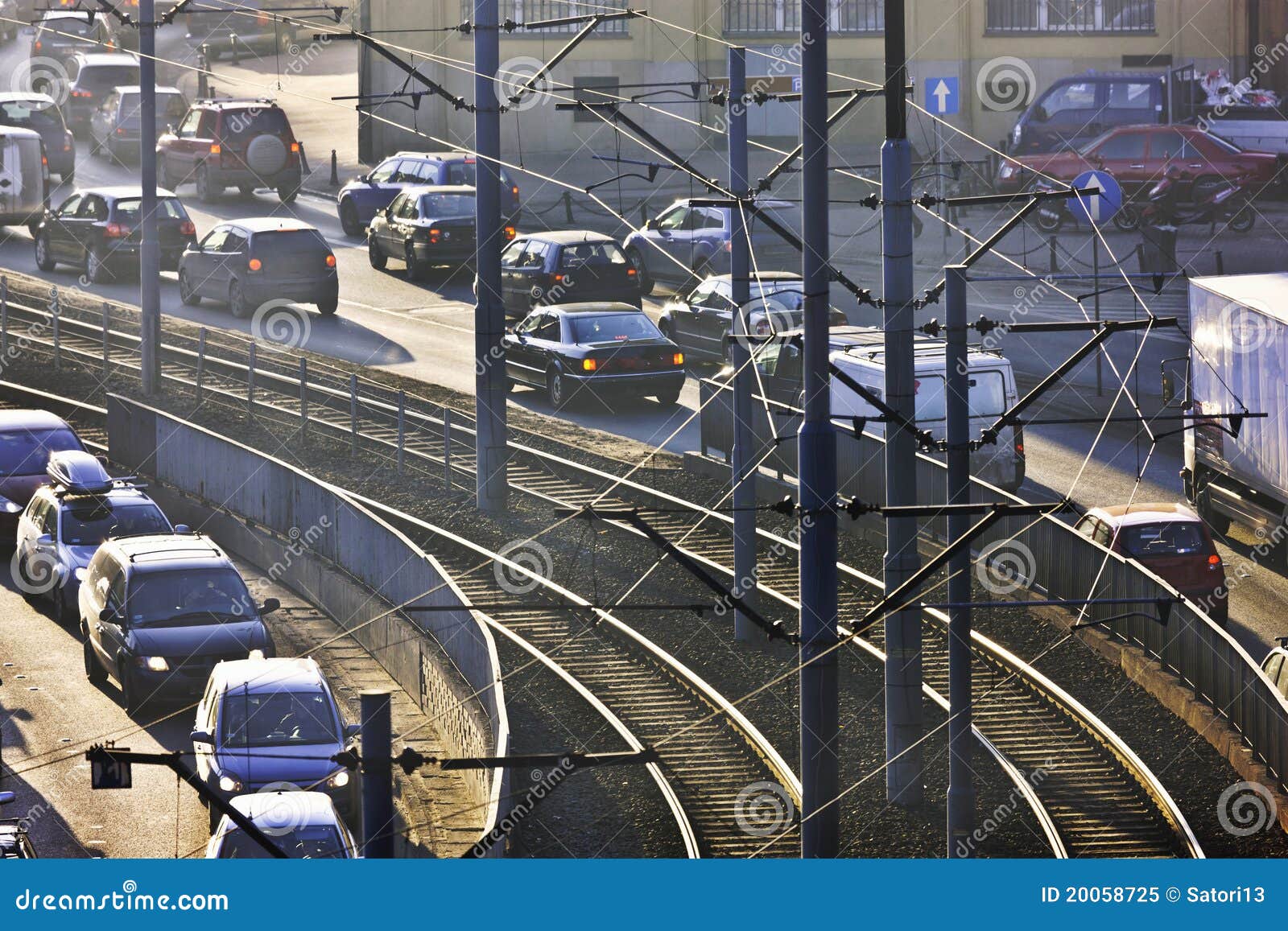 Rush hour stock image. Image of city, traffic, transport - 20058725