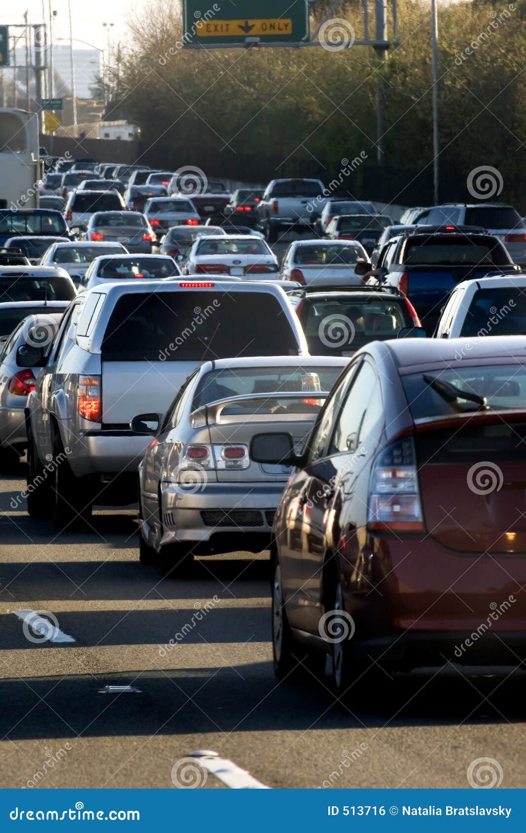 Rush hour stock photo. Image of heavy, accident, city, freeway - 513716