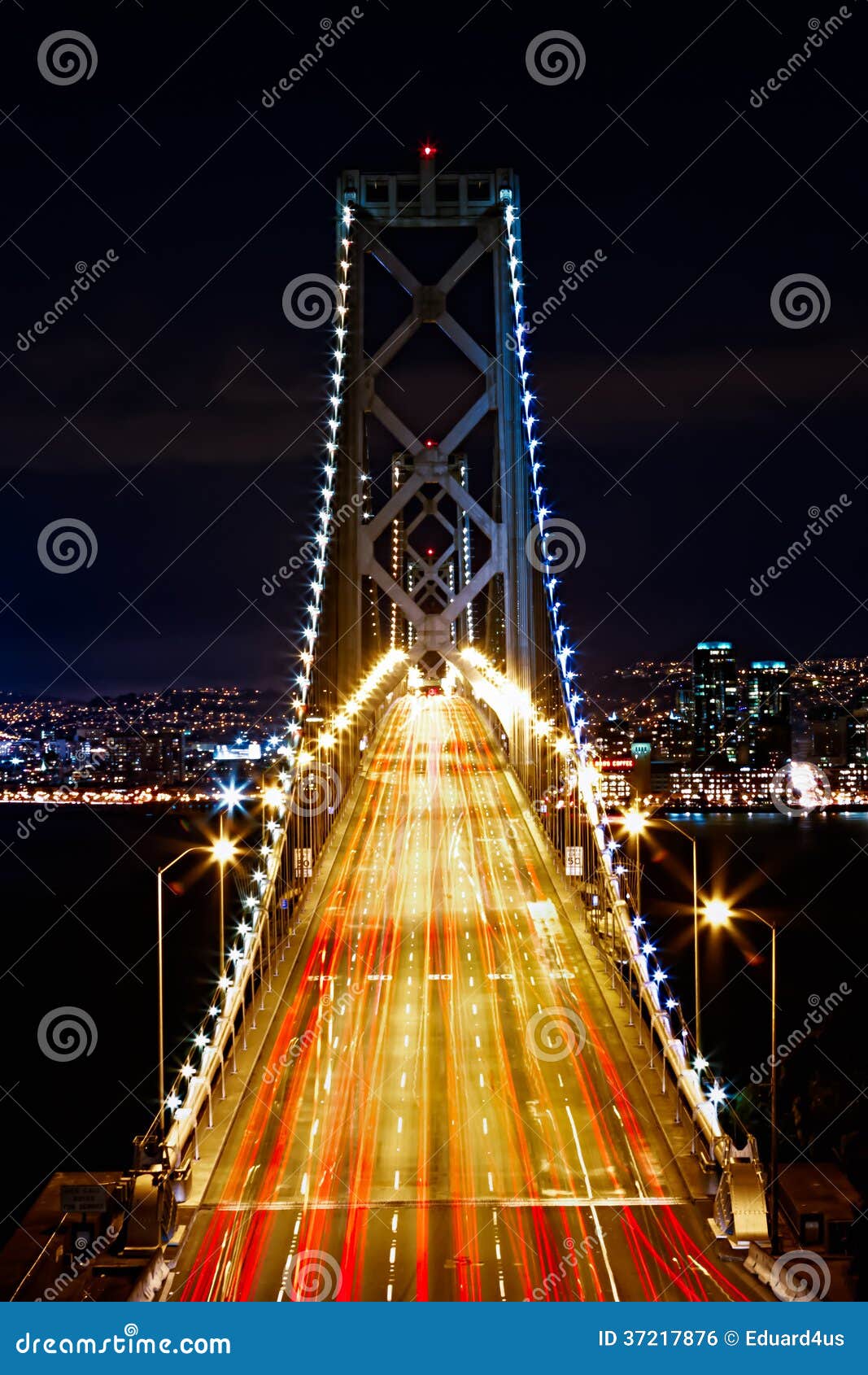 Rush hour on Bay Bridge stock photo. Image of tourism - 37217876