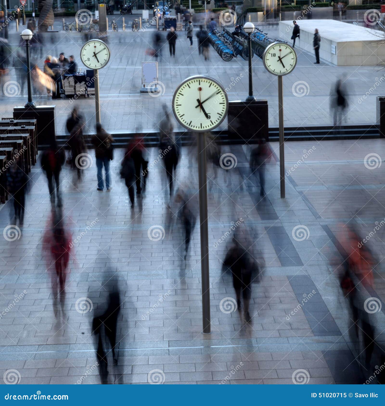 Rush hour stock image. Image of offices, speed, scene - 51020715