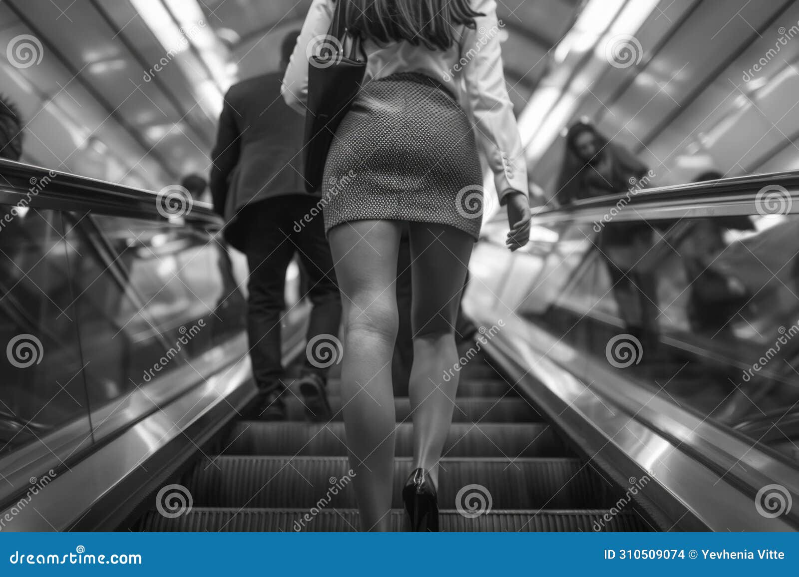 Rush Hour Commute in Urban Transit Setting. Generative Ai Stock ...