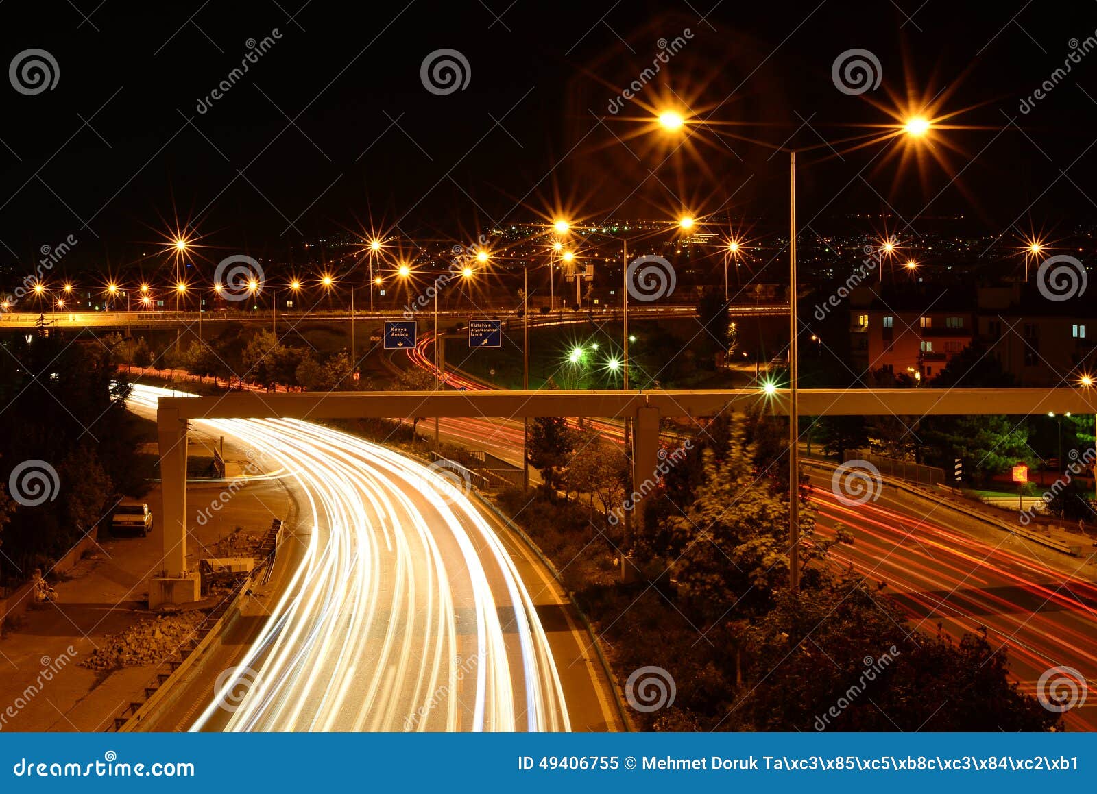 Rush hour on highway stock image. Image of issues, light - 49406755