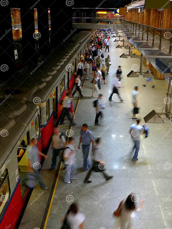 Rush hour subway stock photo. Image of transportation - 2816460