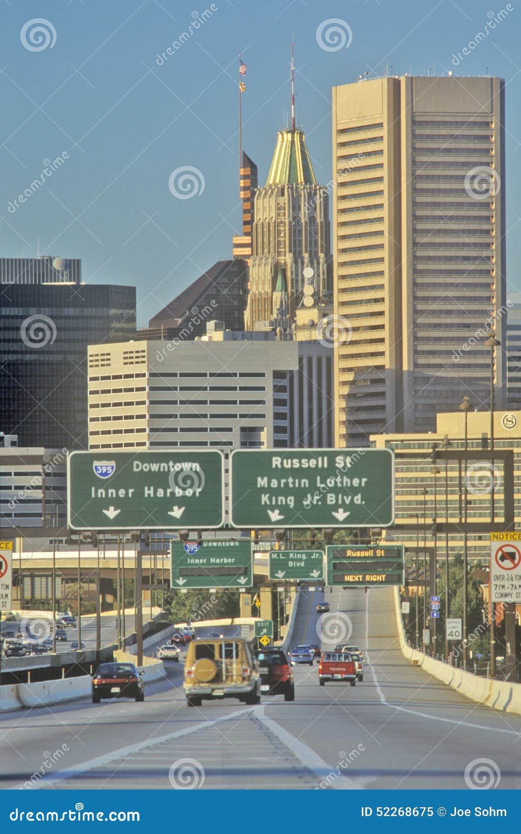 Rush Hour Traffic, Baltimore, Maryland Editorial Image - Image of north ...
