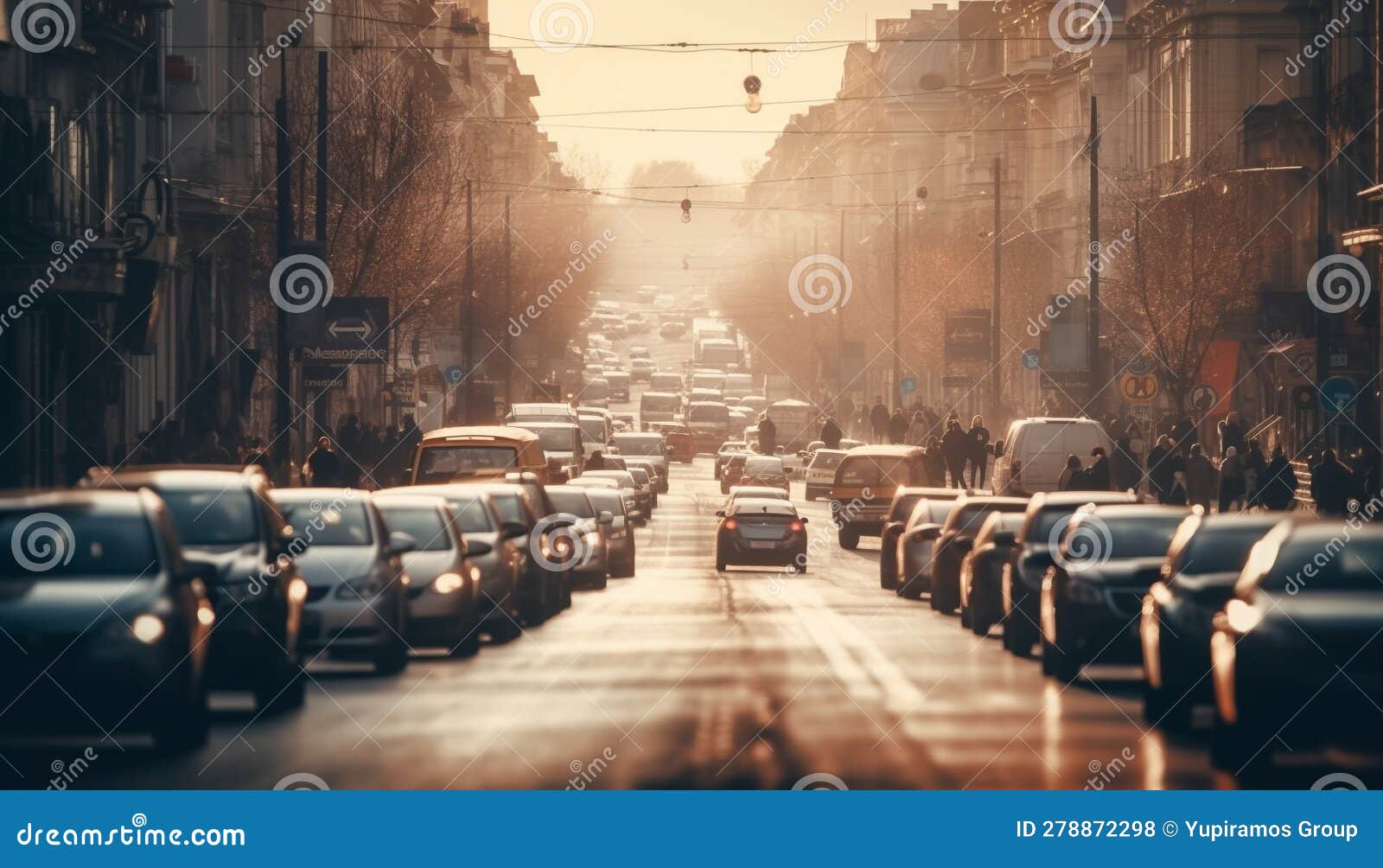 Rush Hour Traffic Blurs into Beijing Illuminated Skyline at Dusk ...