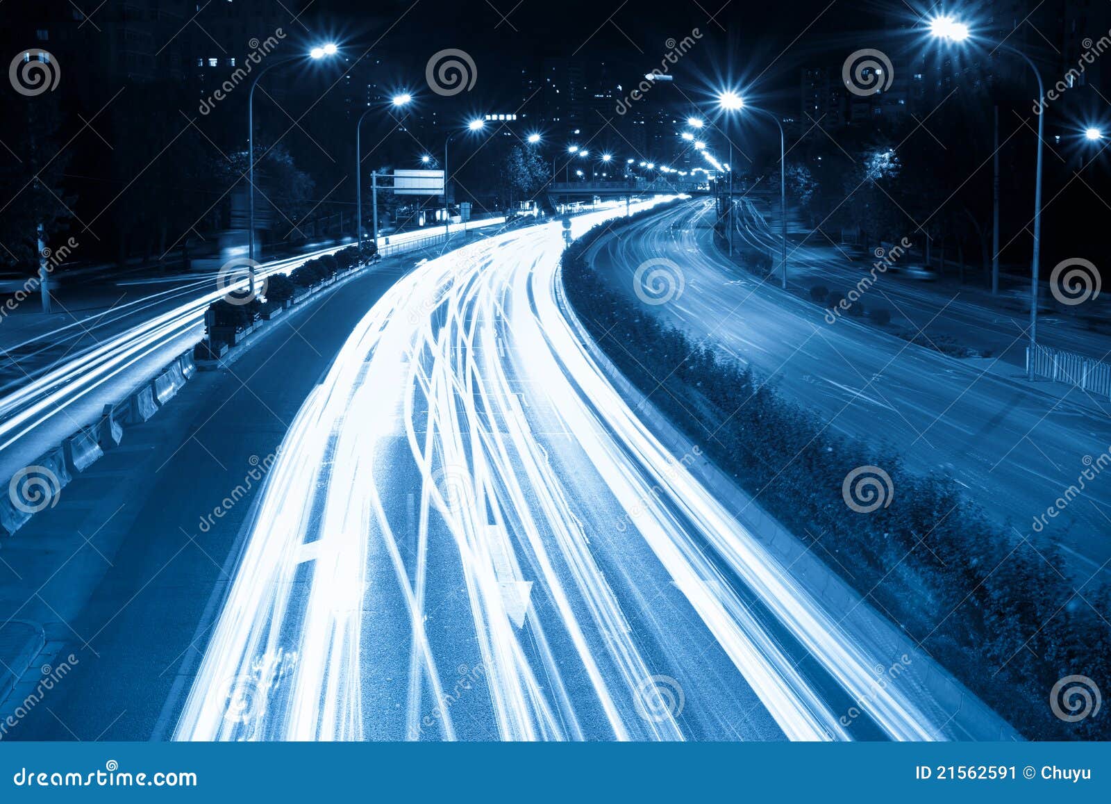 Rush hour traffic at night stock image. Image of line - 21562591