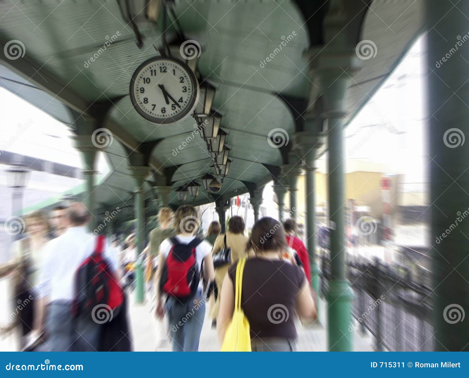 Rush hours stock image. Image of passage, outdoors, city - 715311