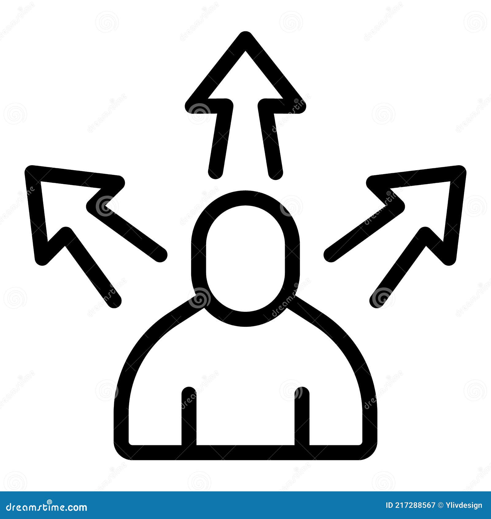 Rush Job Direction Icon, Outline Style Stock Vector - Illustration of ...