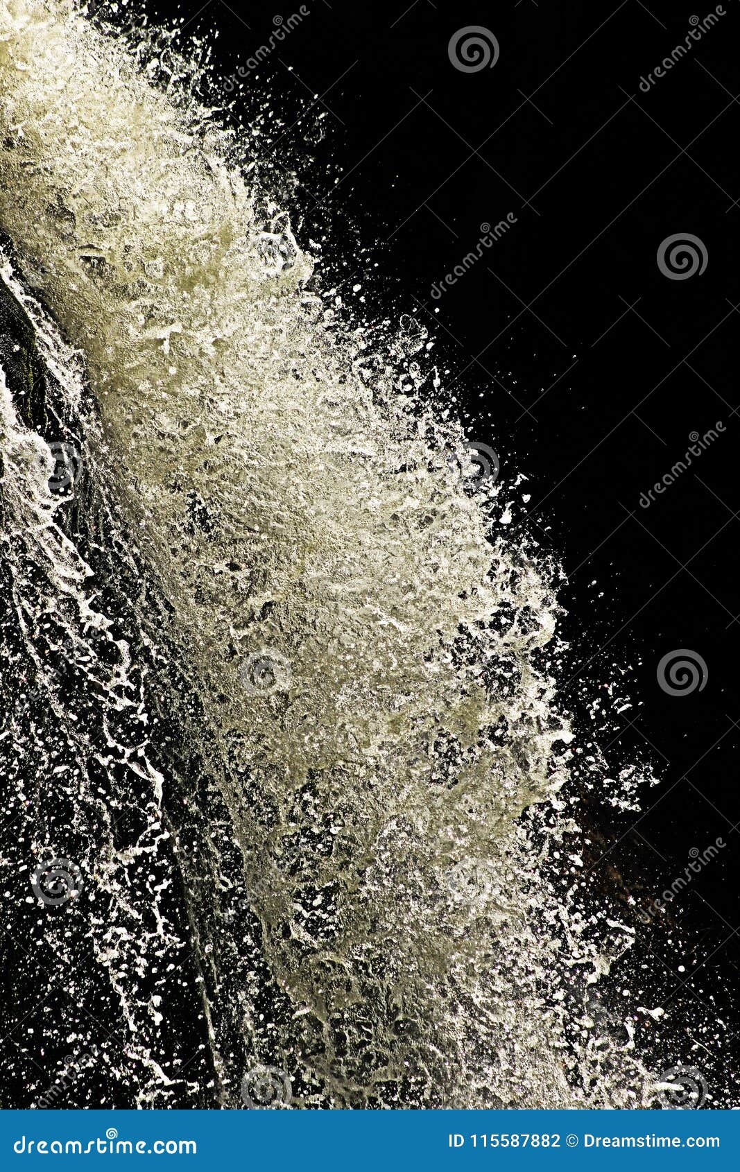 The Rush of Many Waters stock photo. Image of droplets - 115587882