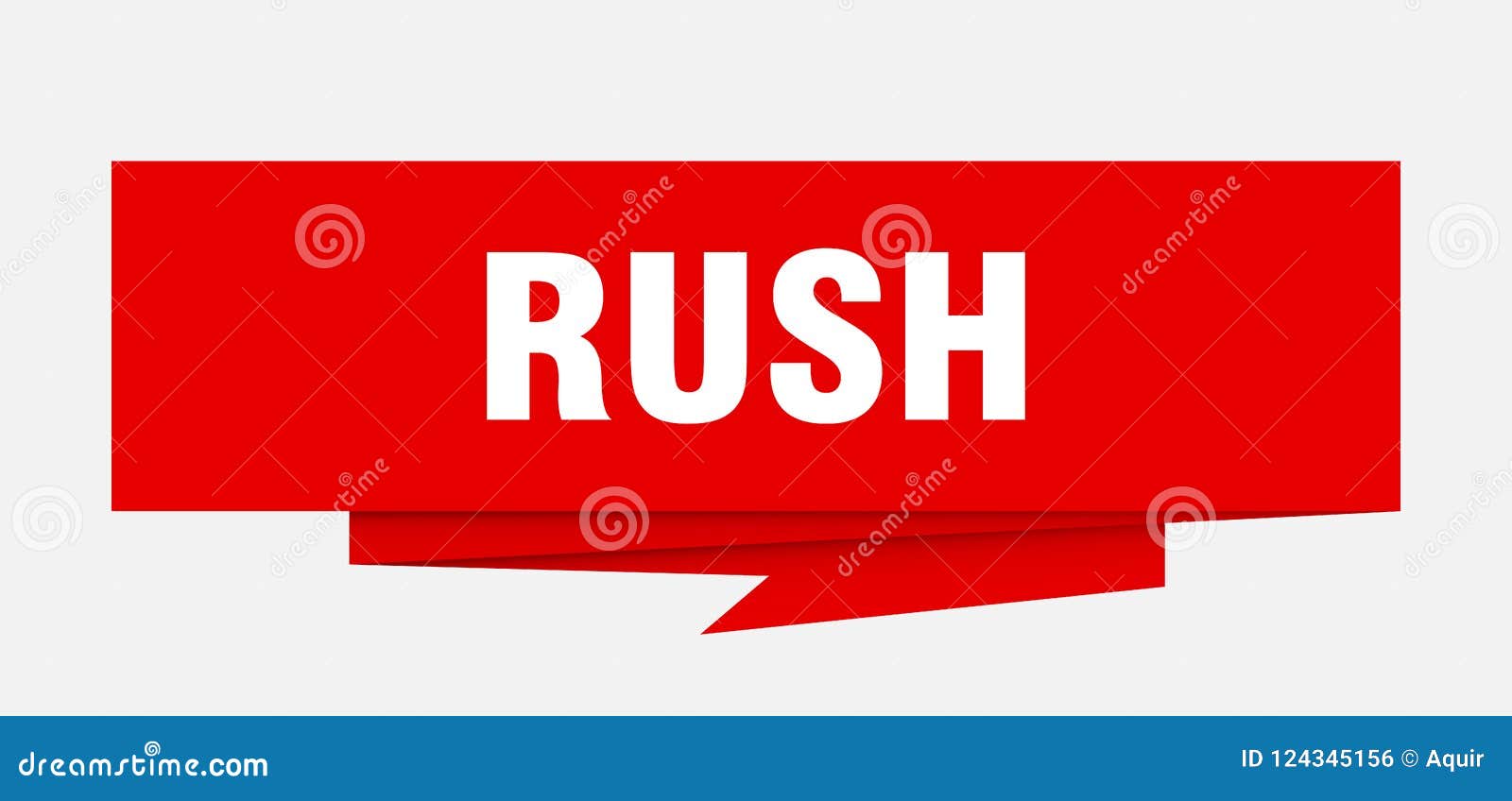 Rush stock vector. Illustration of peeler, flat, band - 124345156