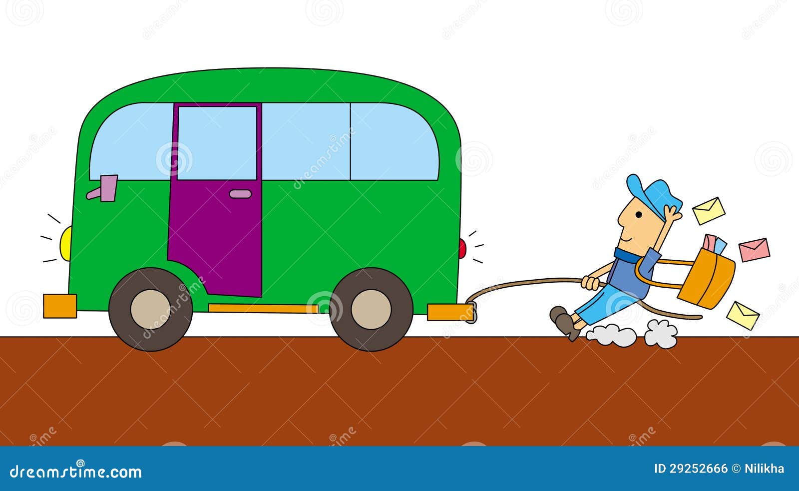 Rushed message stock illustration. Illustration of transportation ...