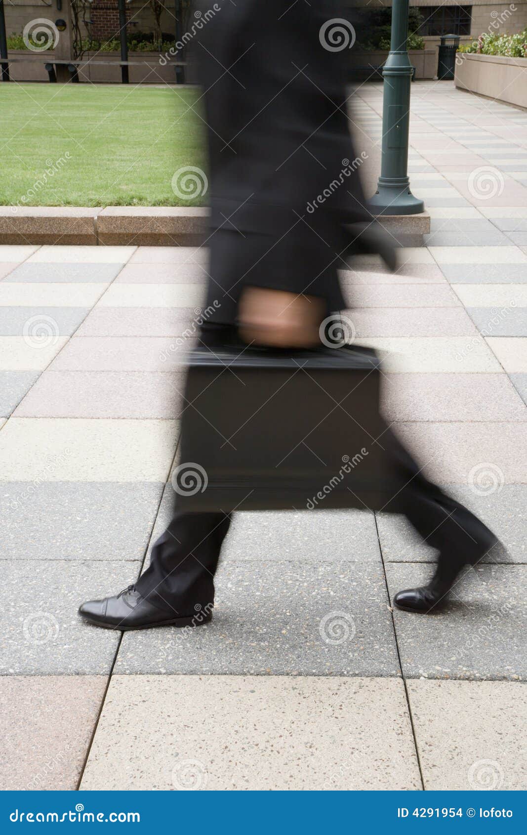 Rushing businessman. stock photo. Image of late, career - 4291954