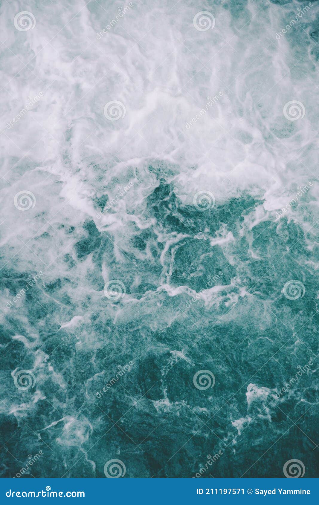 Rushing Crystal Blue Waters Stock Image - Image of aqua, mediterranean ...