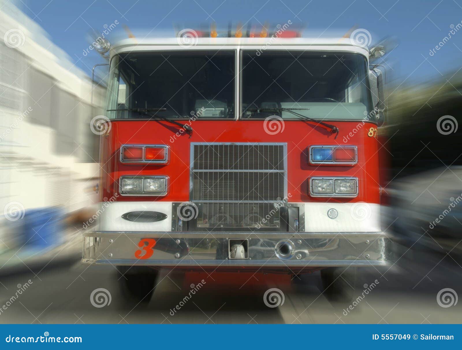 Rushing fire truck stock image. Image of fire, equipment - 5557049