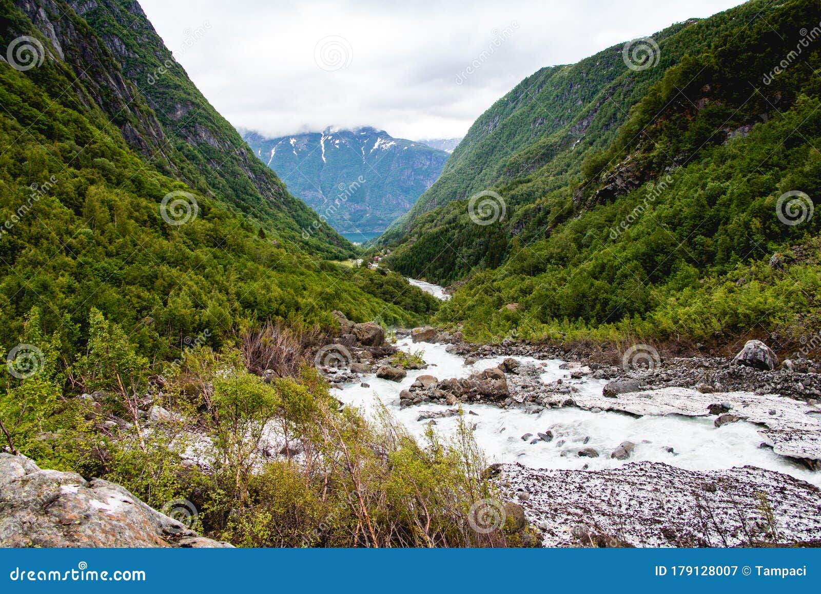 Rushing river stock image. Image of nordic, motion, nature - 179128007