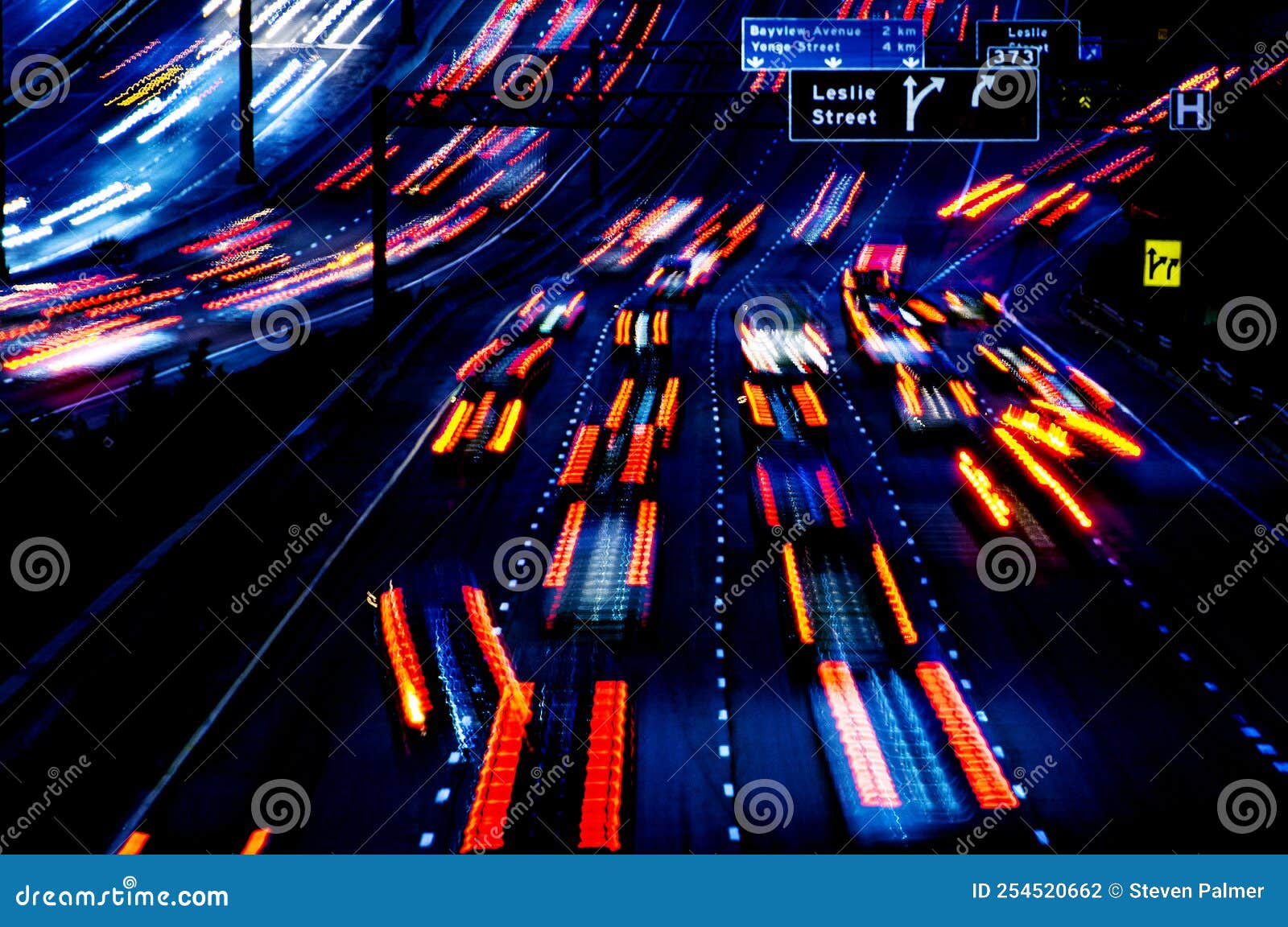 Rushing Romantic Traffic stock photo. Image of places - 254520662