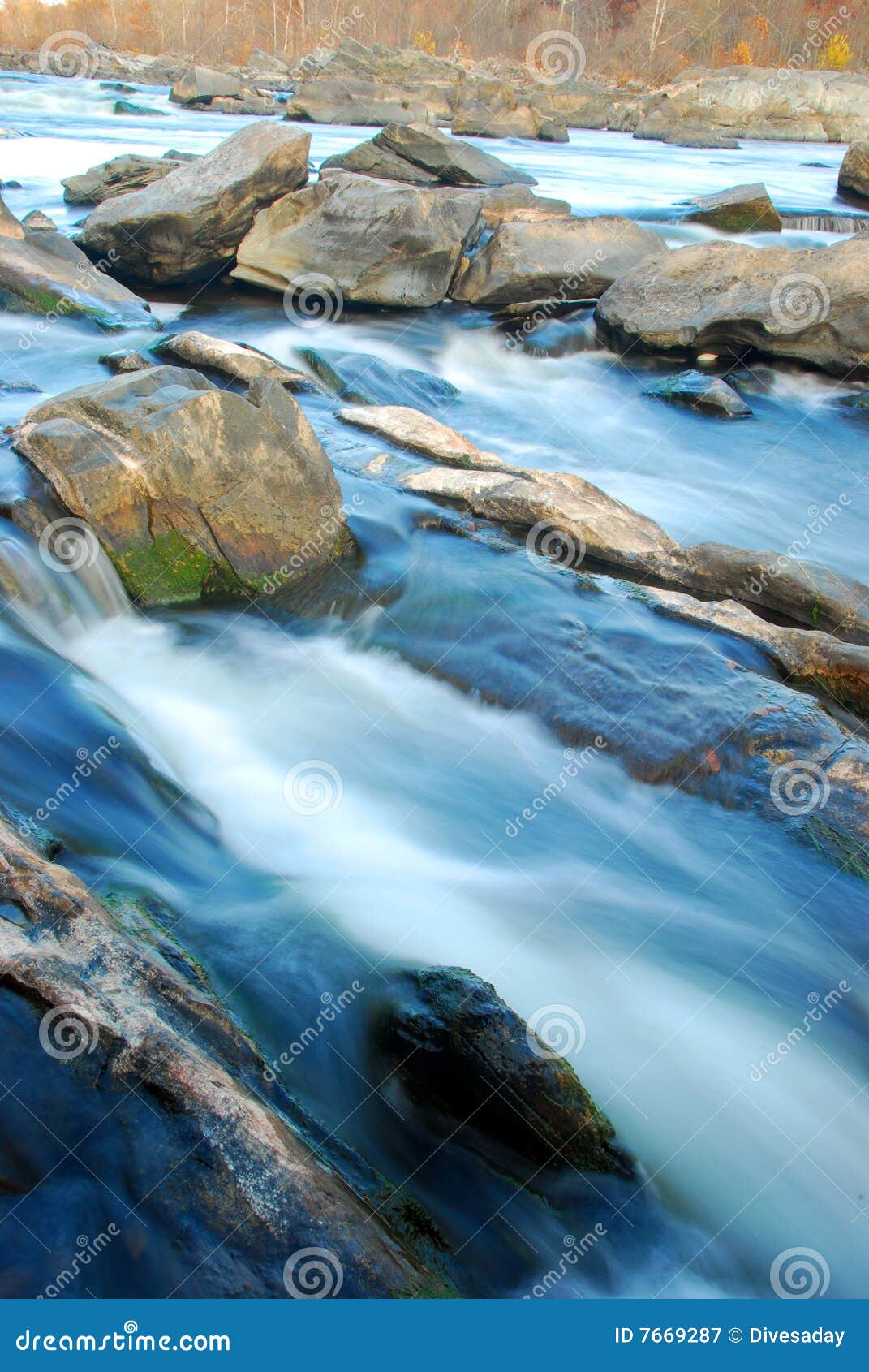 Rushing stream stock image. Image of speed, rush, nature - 7669287