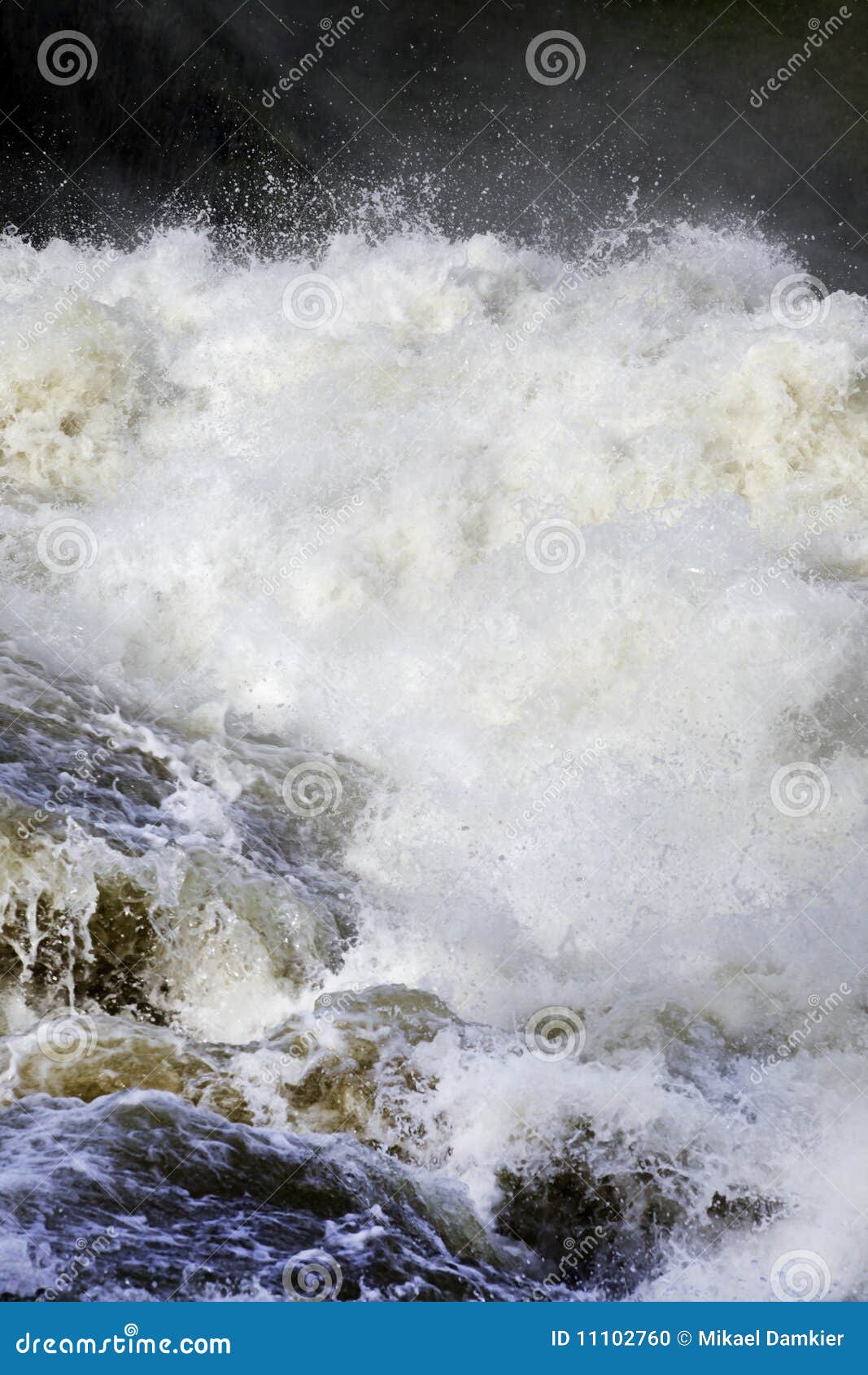 Rushing Water stock photo. Image of blue, water, drop - 11102760