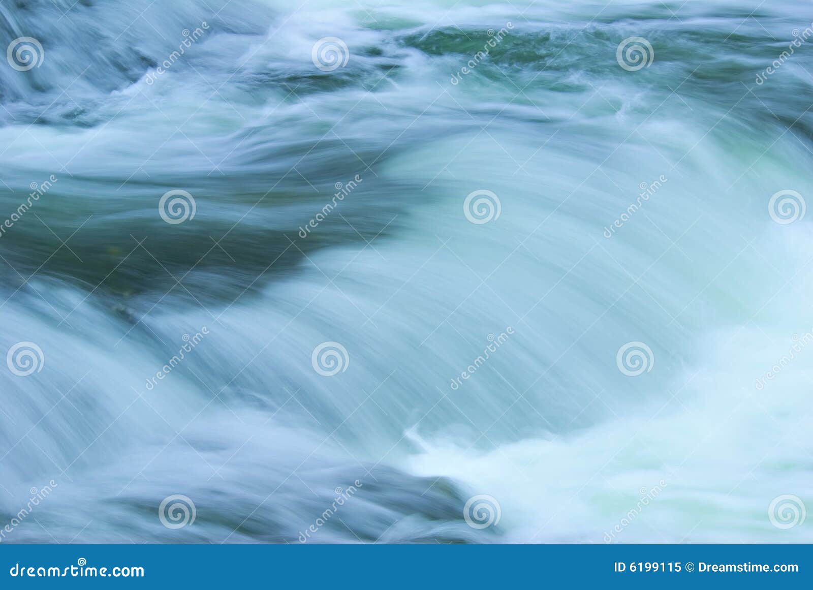 Rushing Water stock image. Image of nature, blue, natural - 6199115