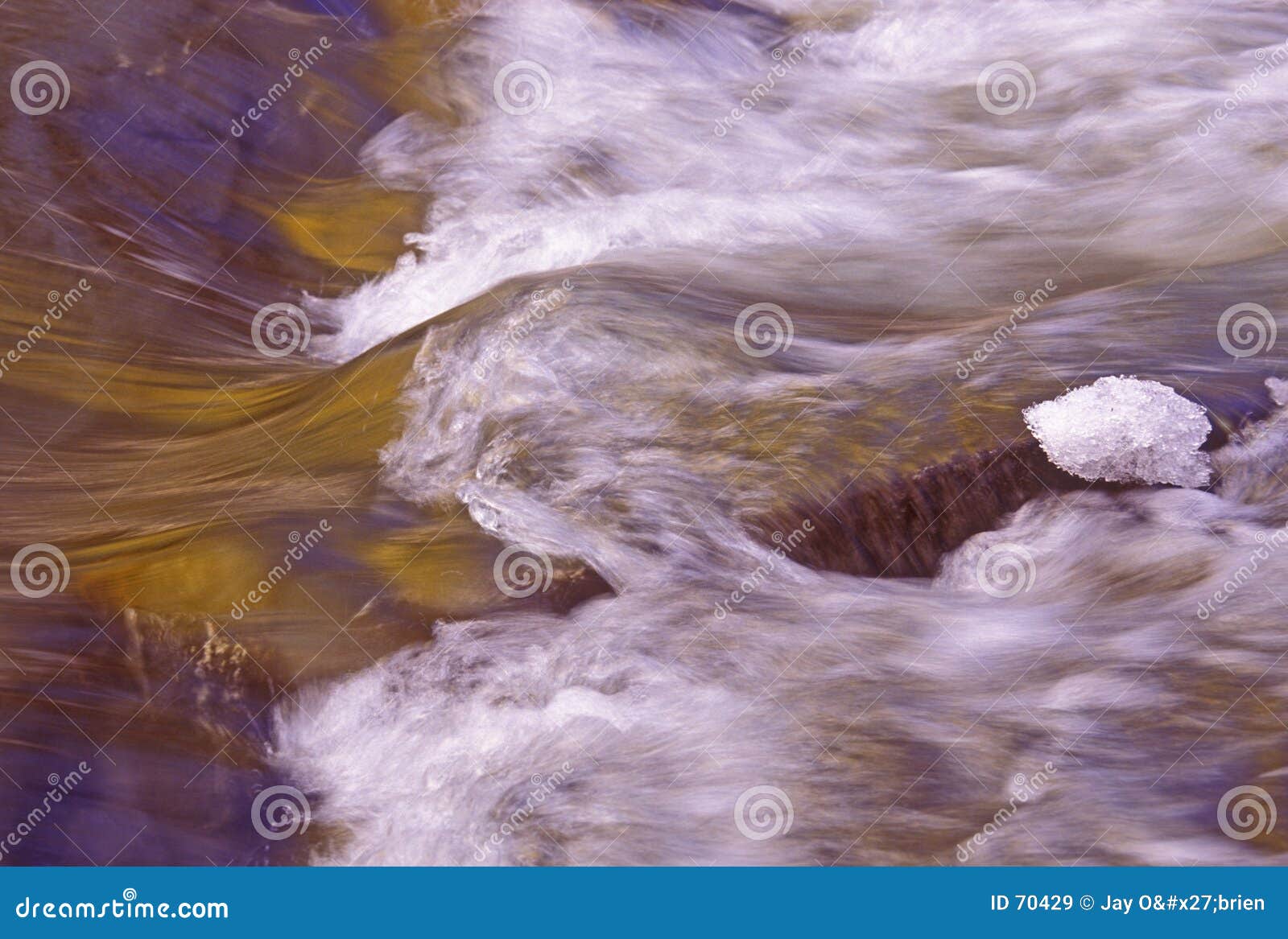 Rushing water stock image. Image of seasonal, fine, reflection - 70429