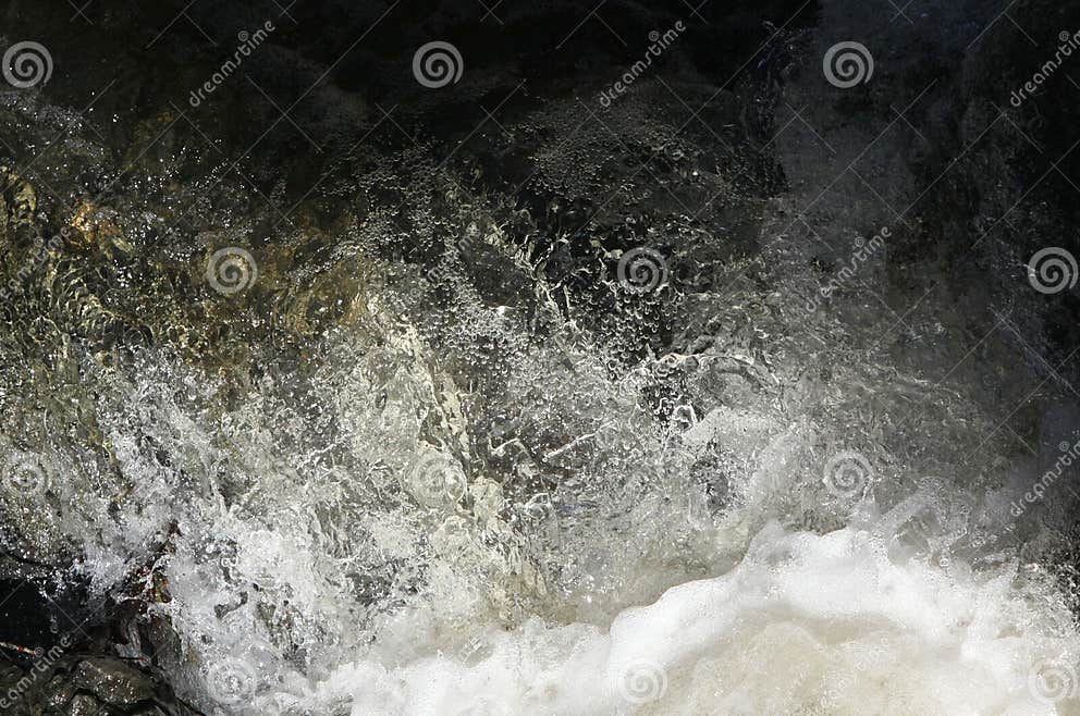Rushing Water stock image. Image of foam, splash, spray - 30098125