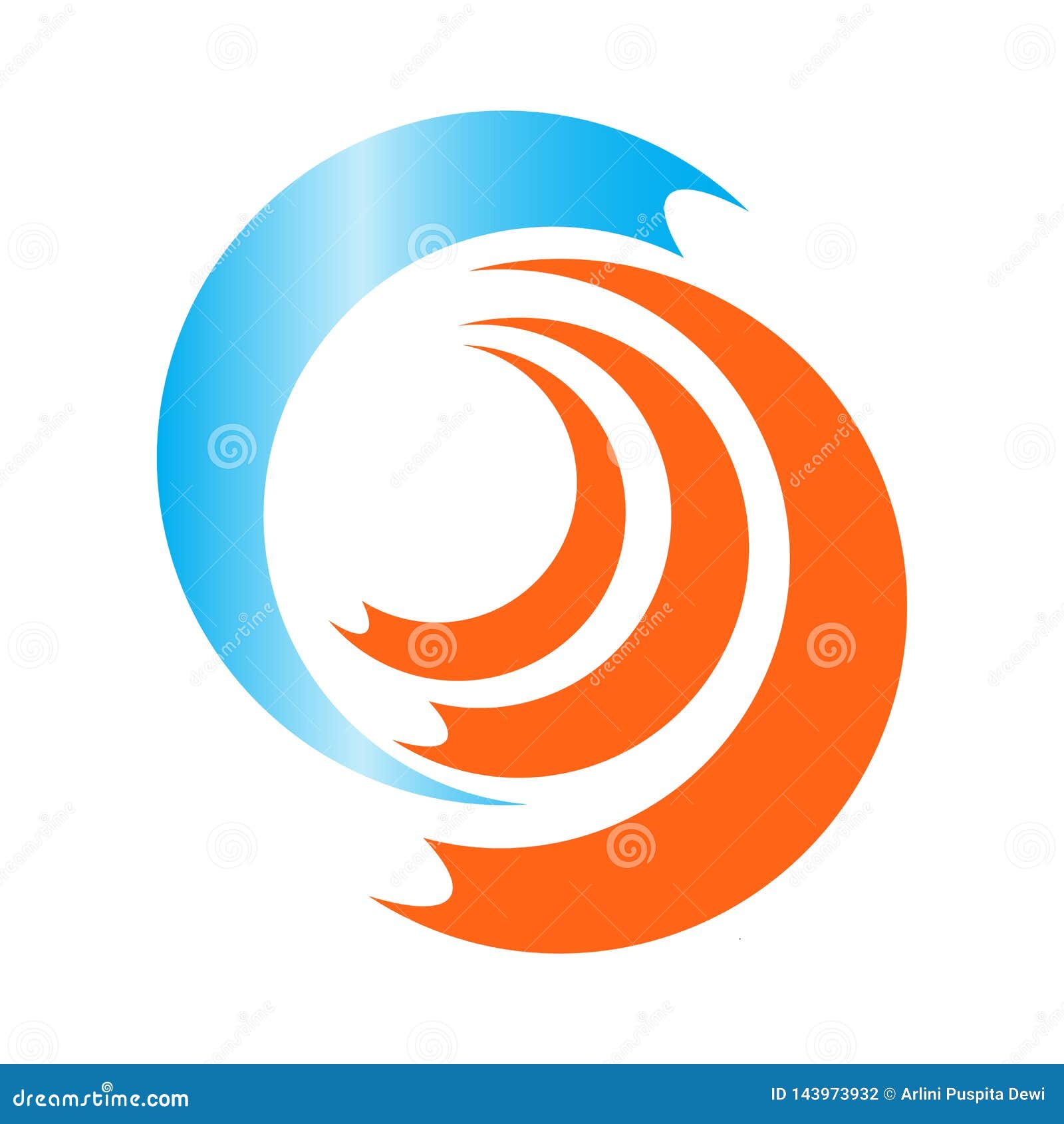 Rushing Wave. Ocean And Sea Waves. Ocean Surface Wave. Cartoon Vector ...