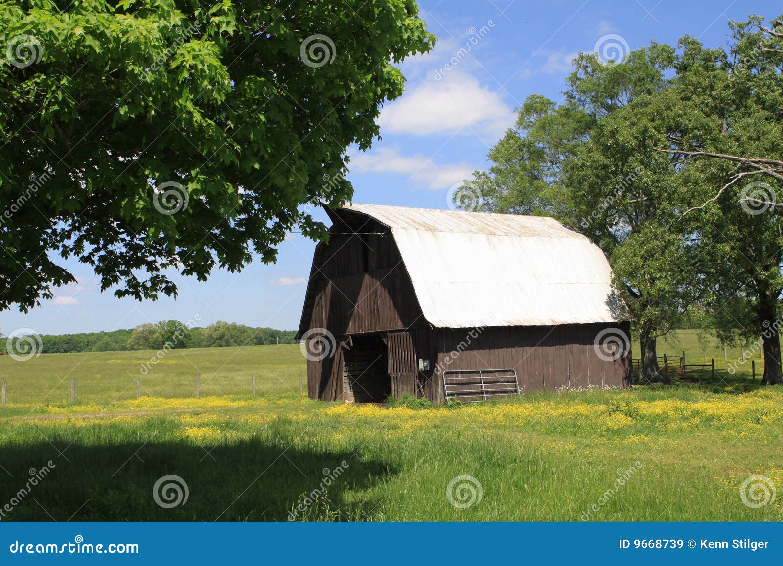 Rusitic Barn in Rural Tennessee Stock Image - Image of tennessee, farm ...