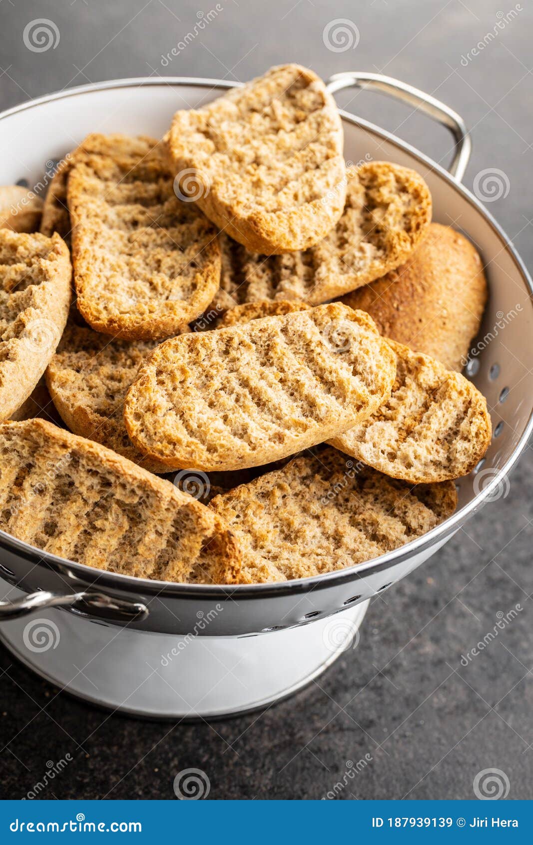 Rusk Bread. Dried Crispbread Stock Image - Image of healthy, crackers ...