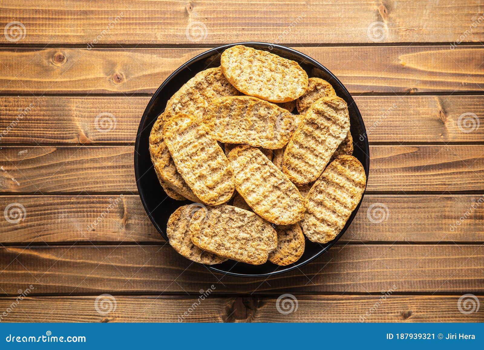 Rusk Bread. Dried Crispbread Stock Image - Image of dietary, breakfast ...
