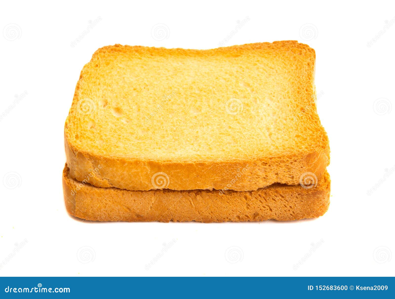 Lunch rusk isolated stock photo. Image of slice, wheat - 152683600
