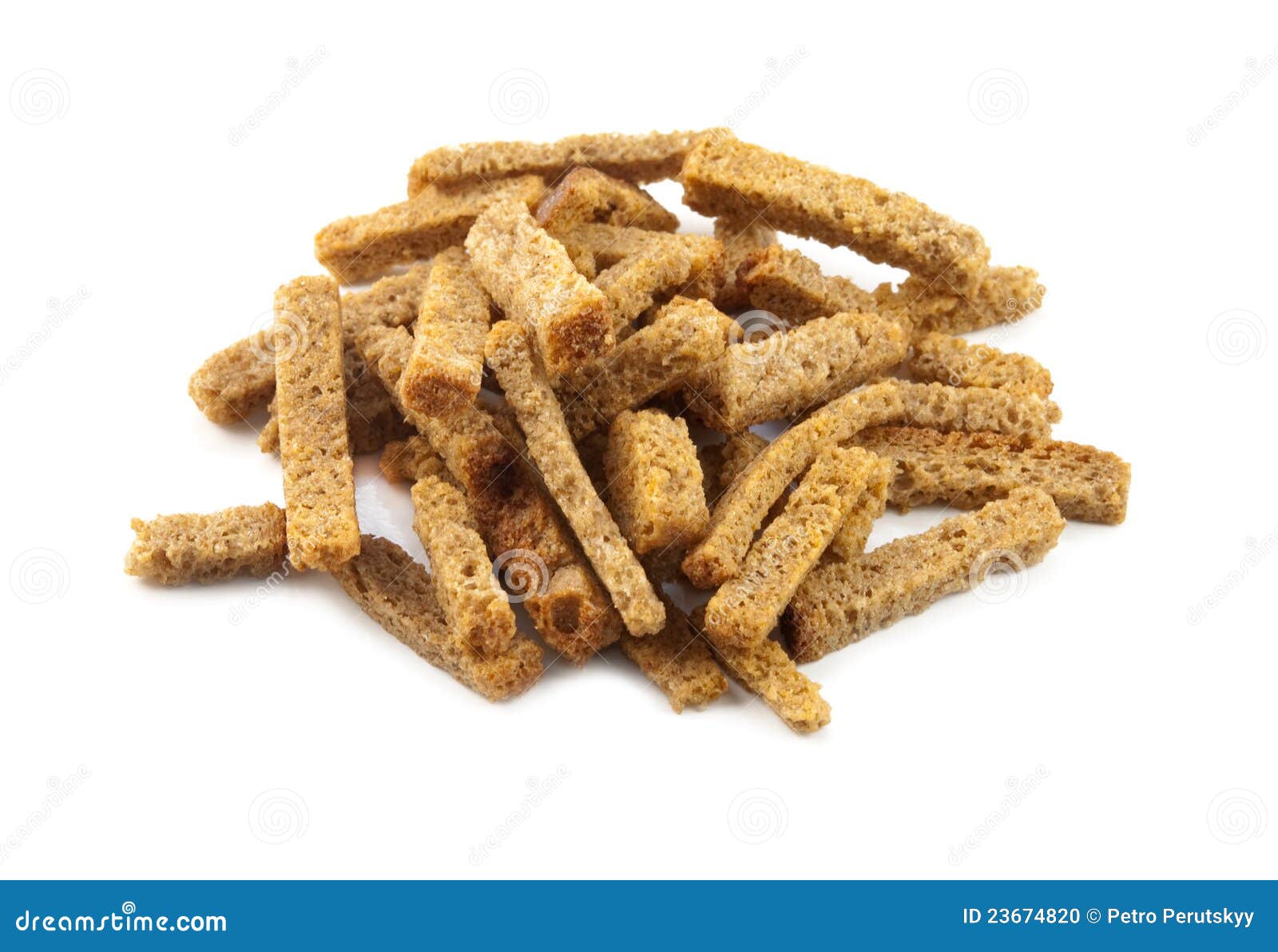 Rusks isolated stock photo. Image of background, wheat - 23674820