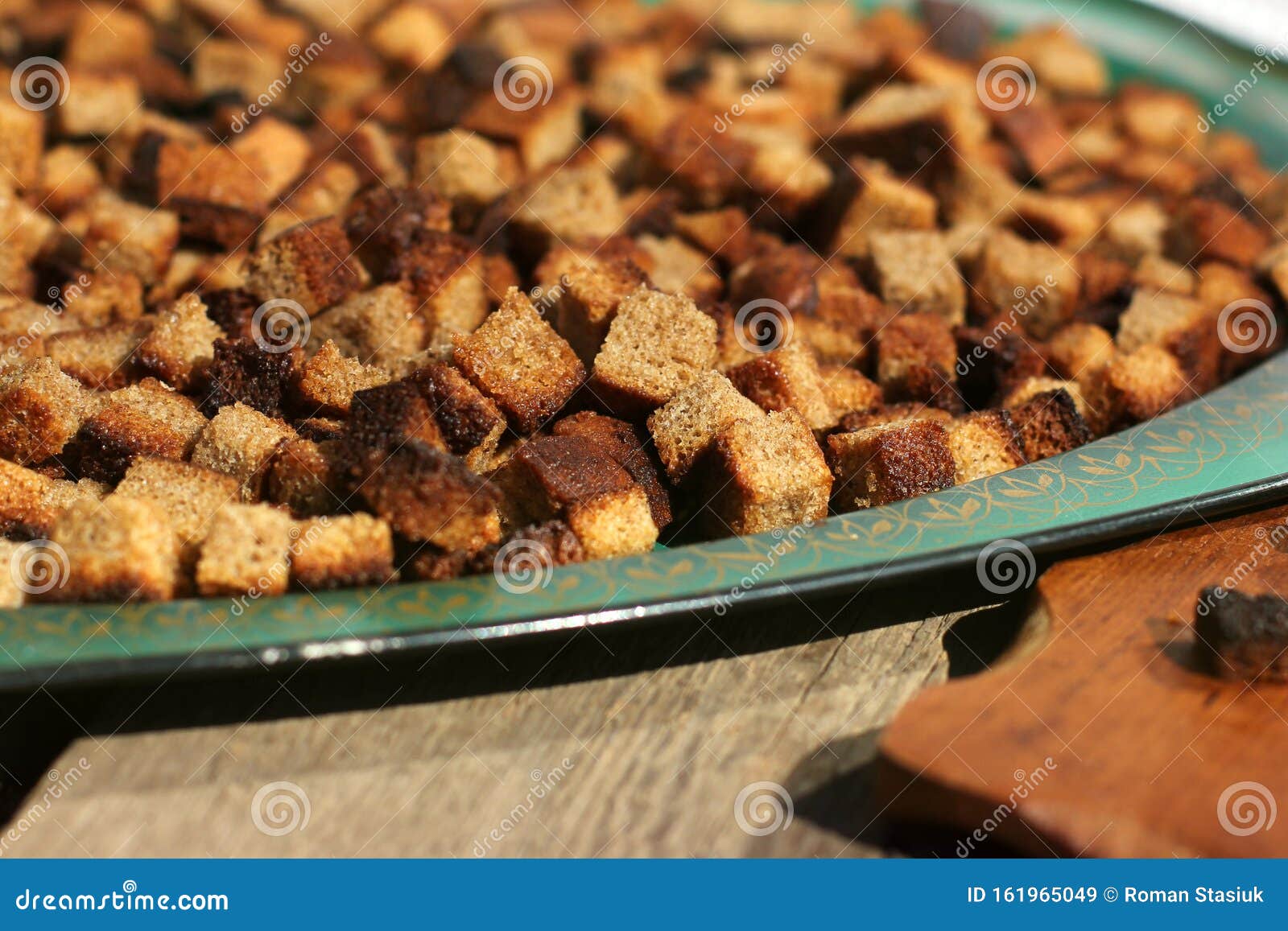 Rusks Made of Bread. Black Bread Stock Image - Image of rusk, tasty ...