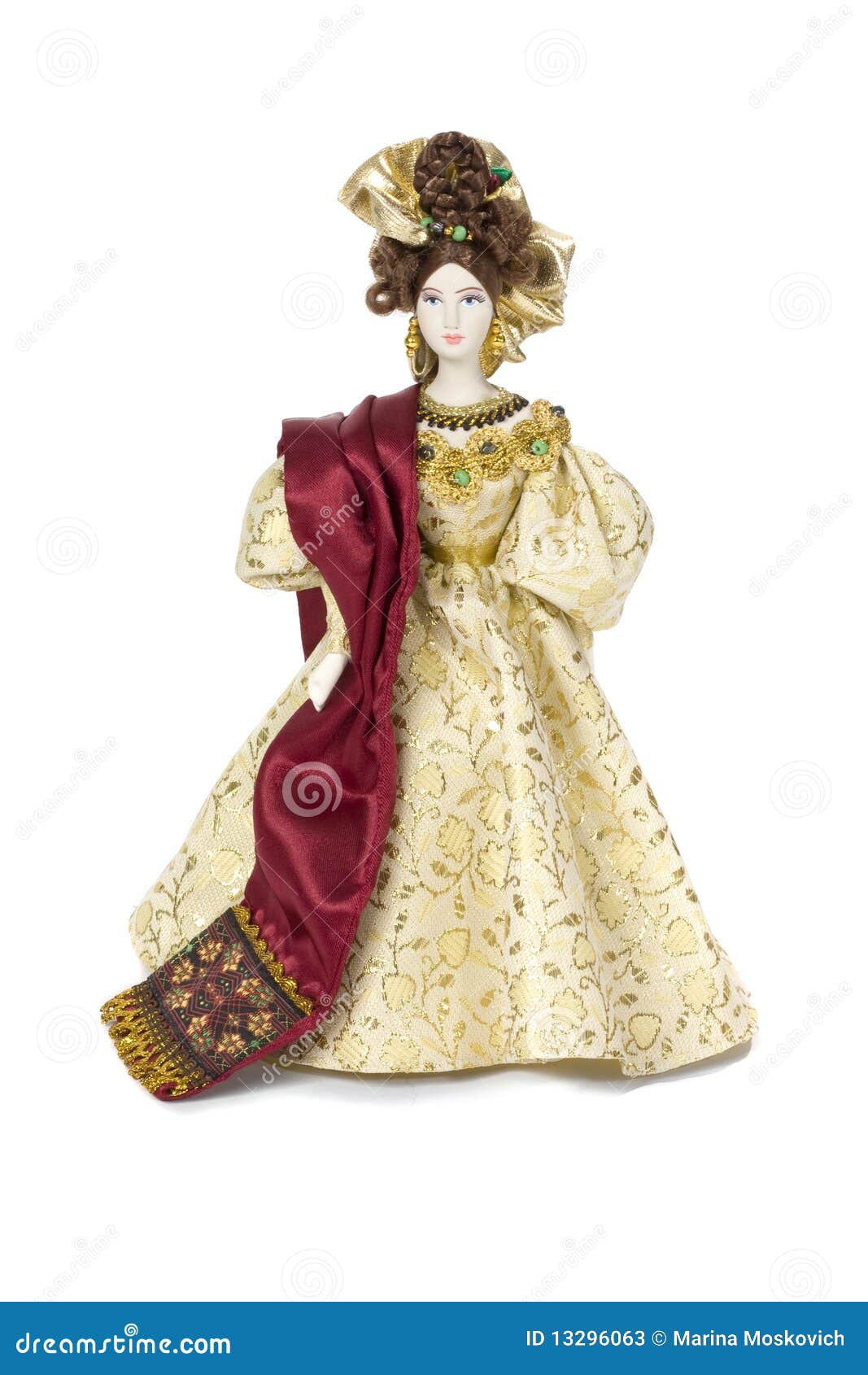 Russia doll stock image. Image of cloth, miss, craft - 13296063