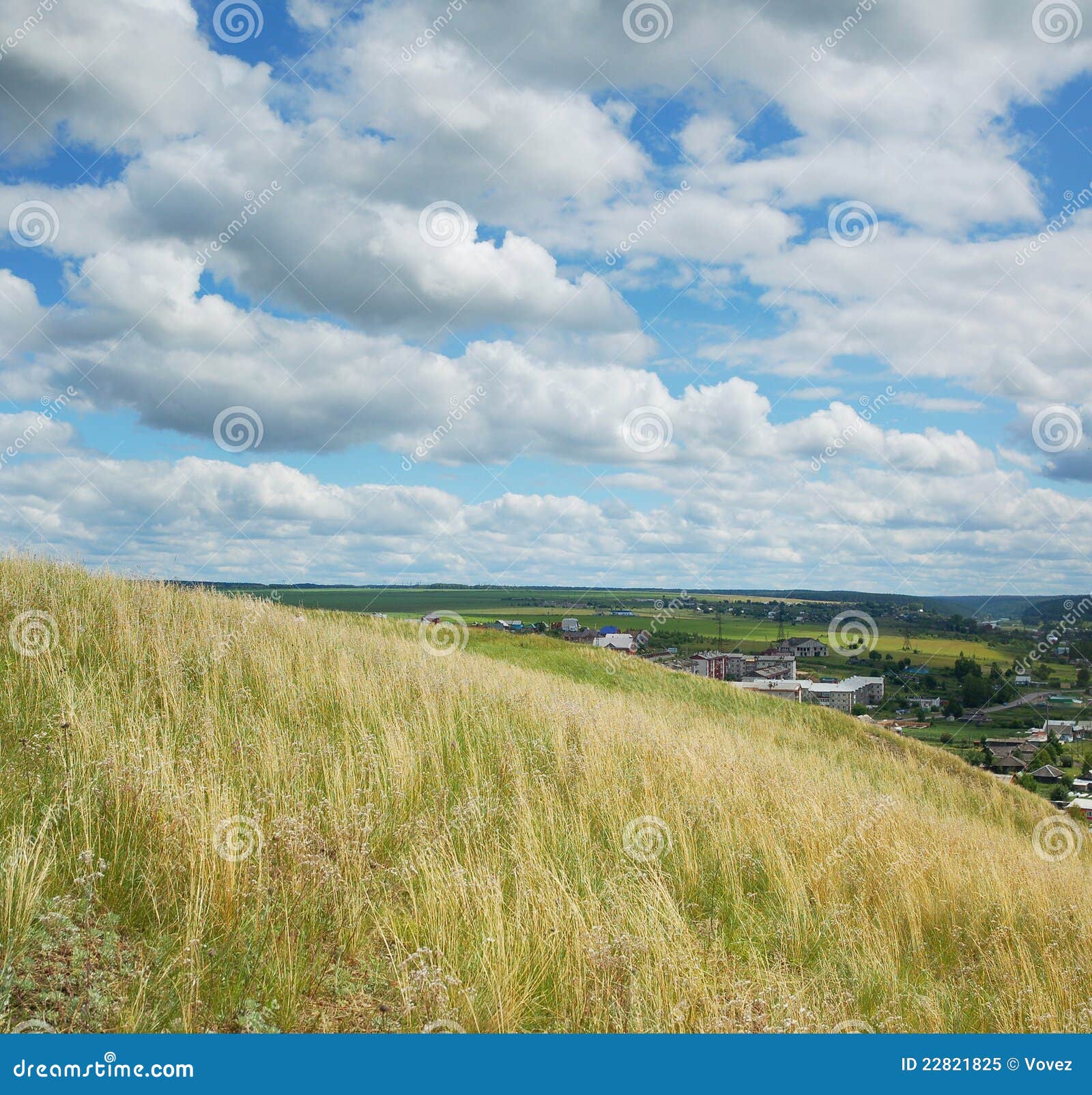 Russia, field, clouds stock image. Image of good, weather - 22821825