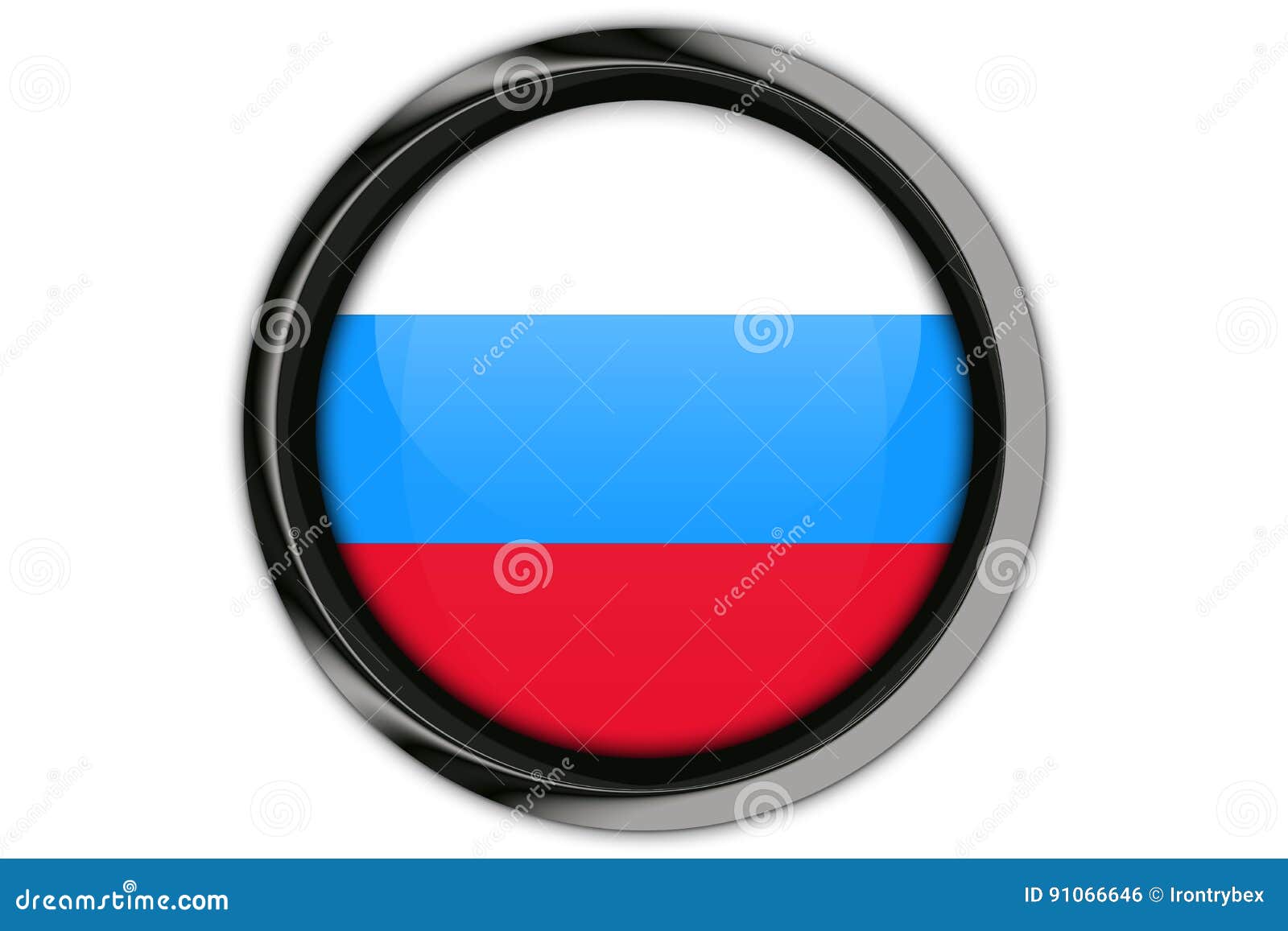 Russia Flag in the Button Pin Isolated on White Background Stock ...