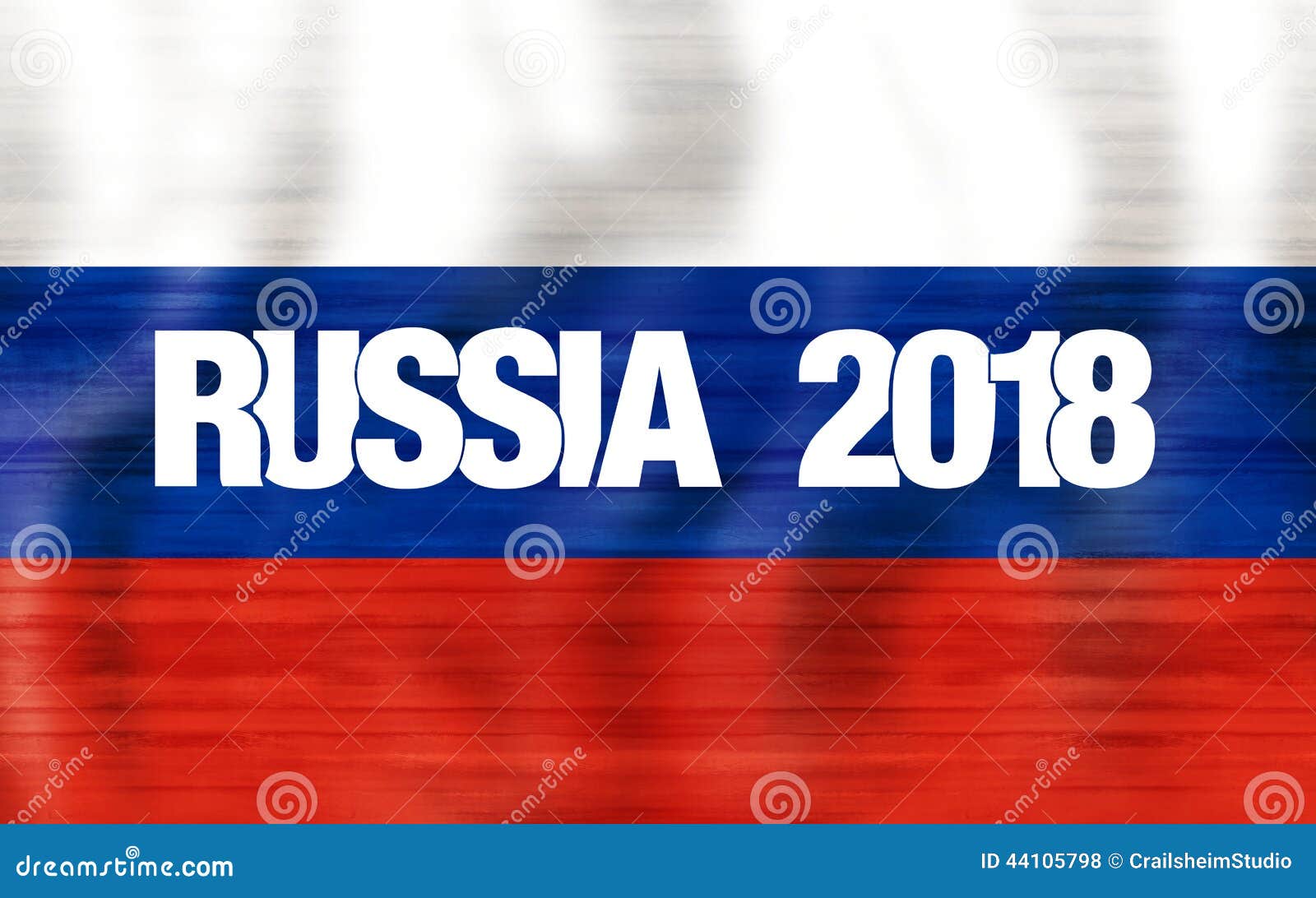 2018 Russia Flag Design stock photo. Image of attention - 44105798