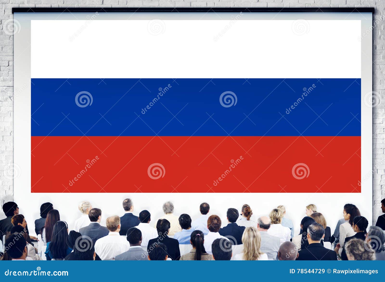 Russia Flag Patriotism Russian Pride Unity Concept Stock Image - Image ...