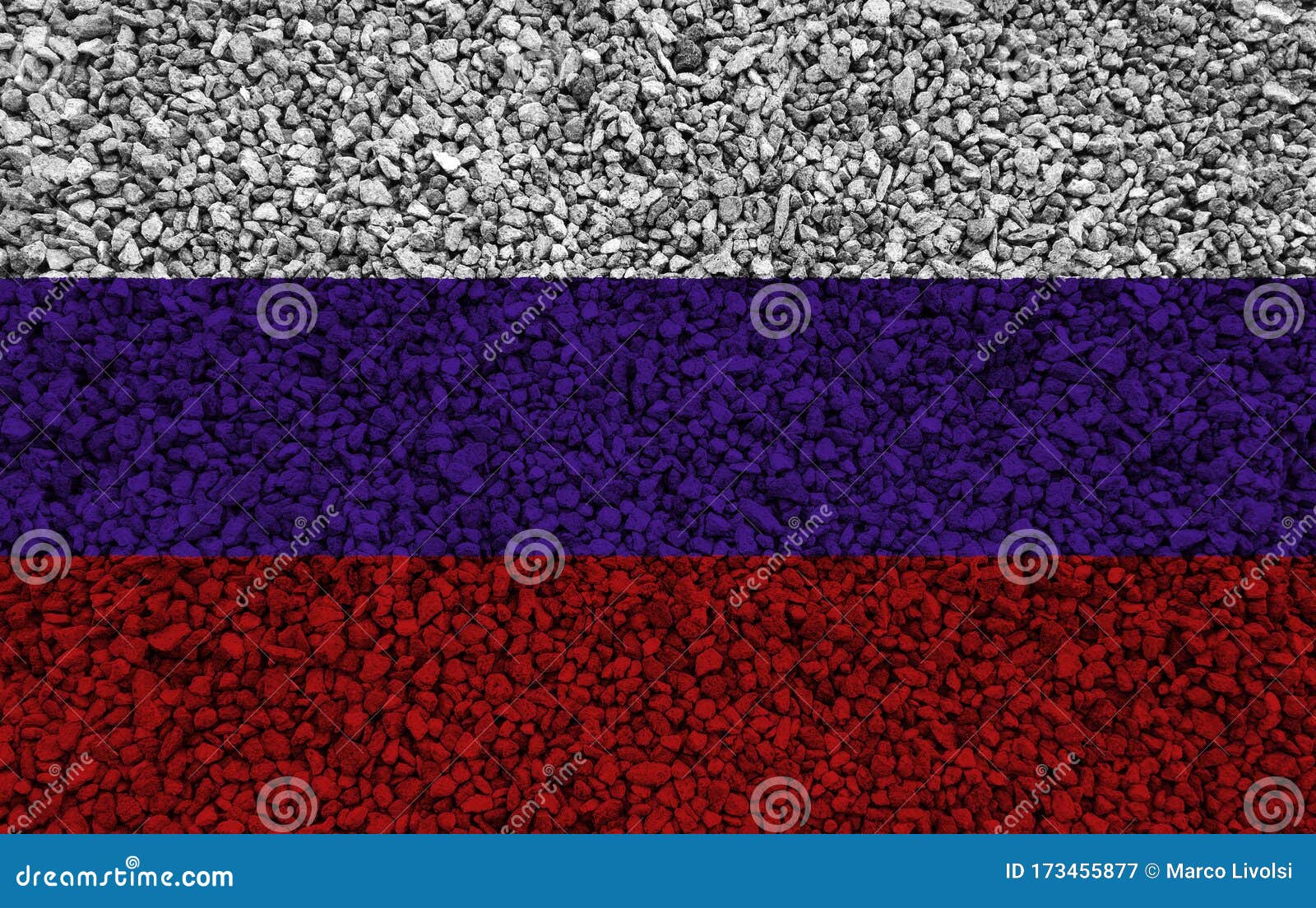 Russia Flag with Texture on Background Stock Illustration ...