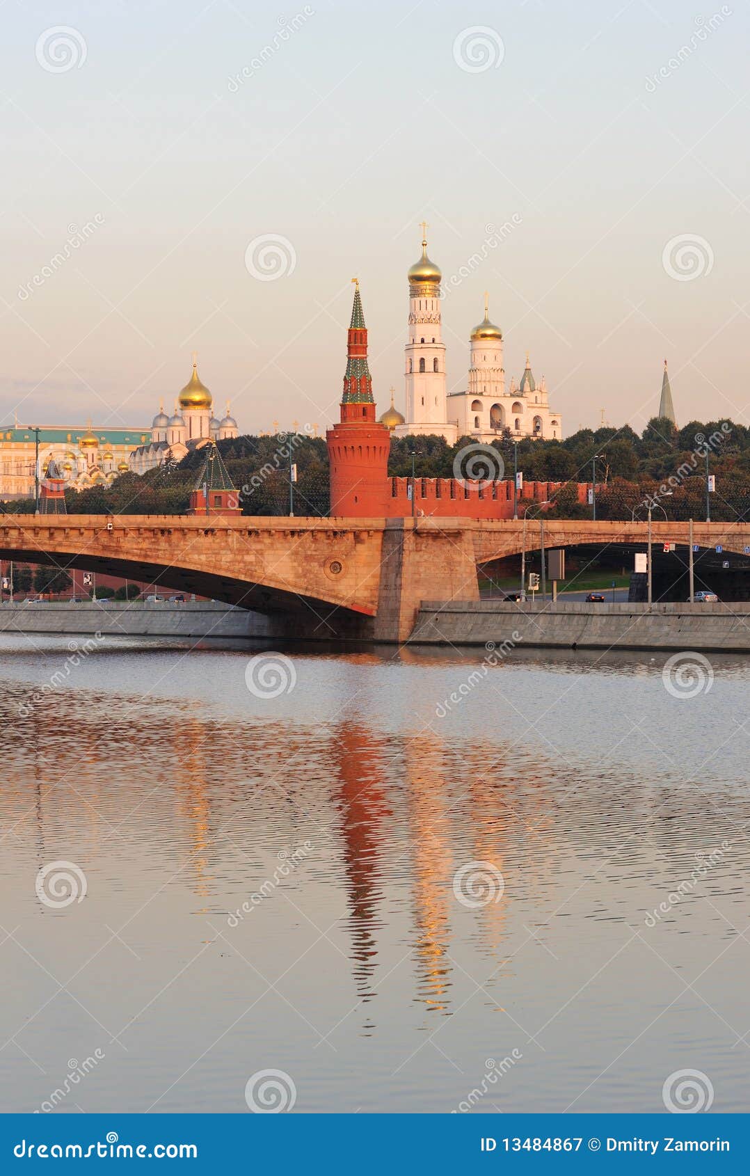 Russia. Gold Domes of Moscow Kremlin Stock Image - Image of church ...