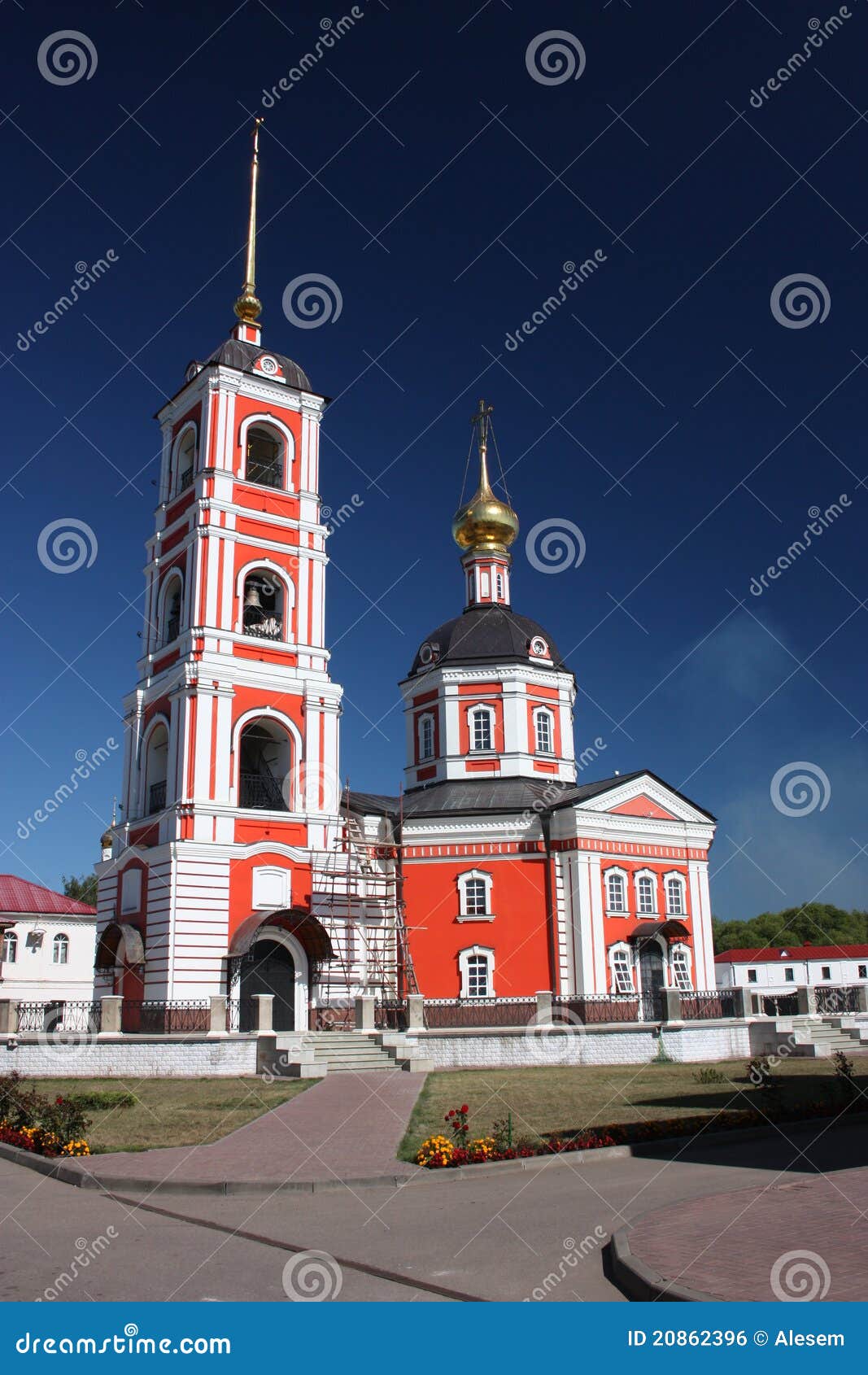 Russia. Holy Trinity Monastery Varnitsky. Stock Photo - Image of region ...