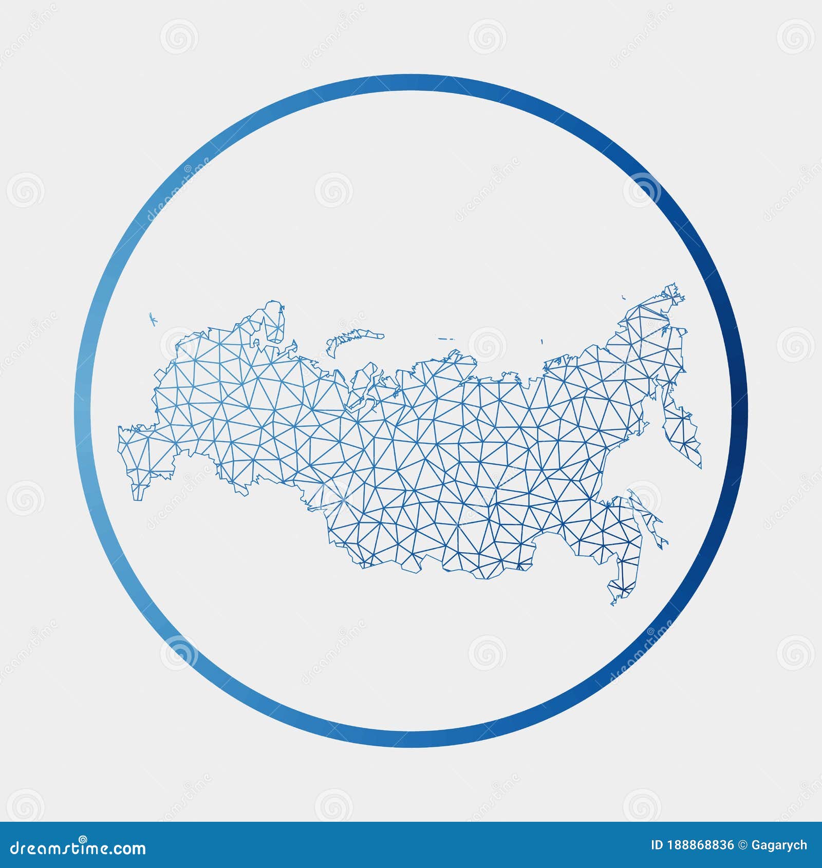 Russia Map Icon. Outline Picture Of Russia Map Isolated On White ...