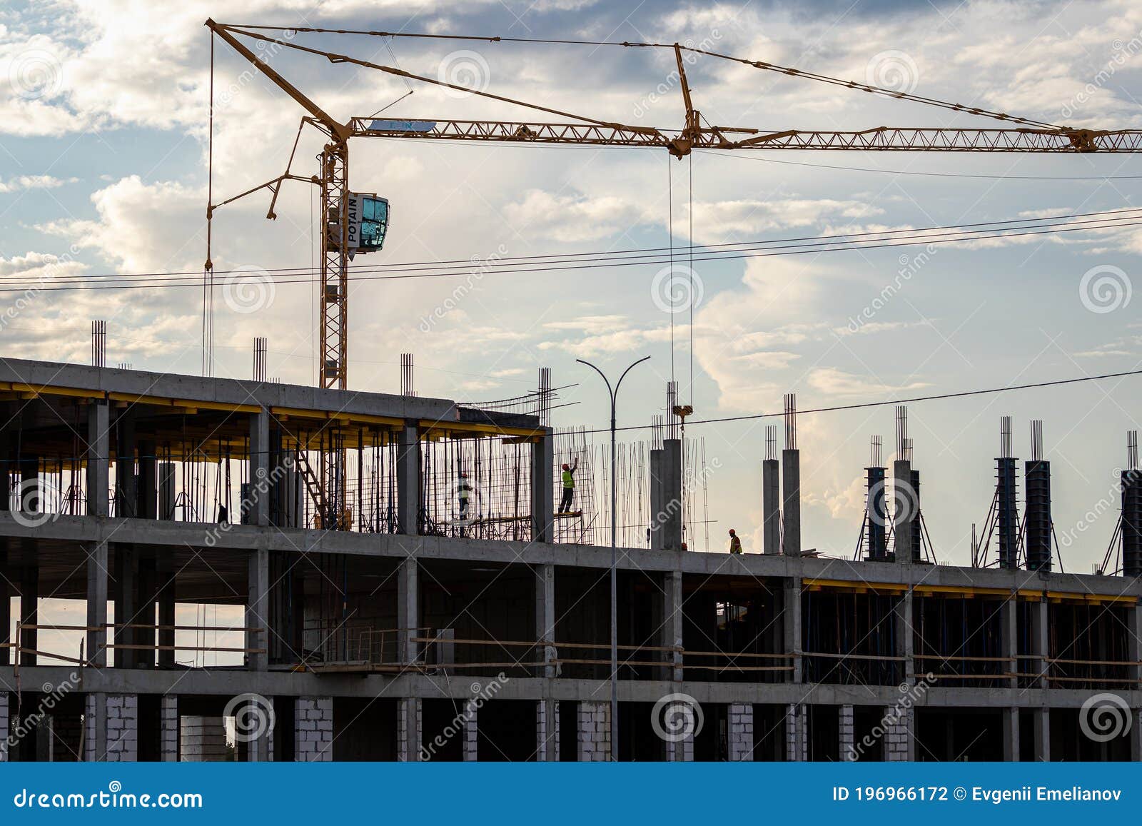 Russia, Kaluga - SEPTEMBER 16, 2020: a Team of Construction Workers in ...