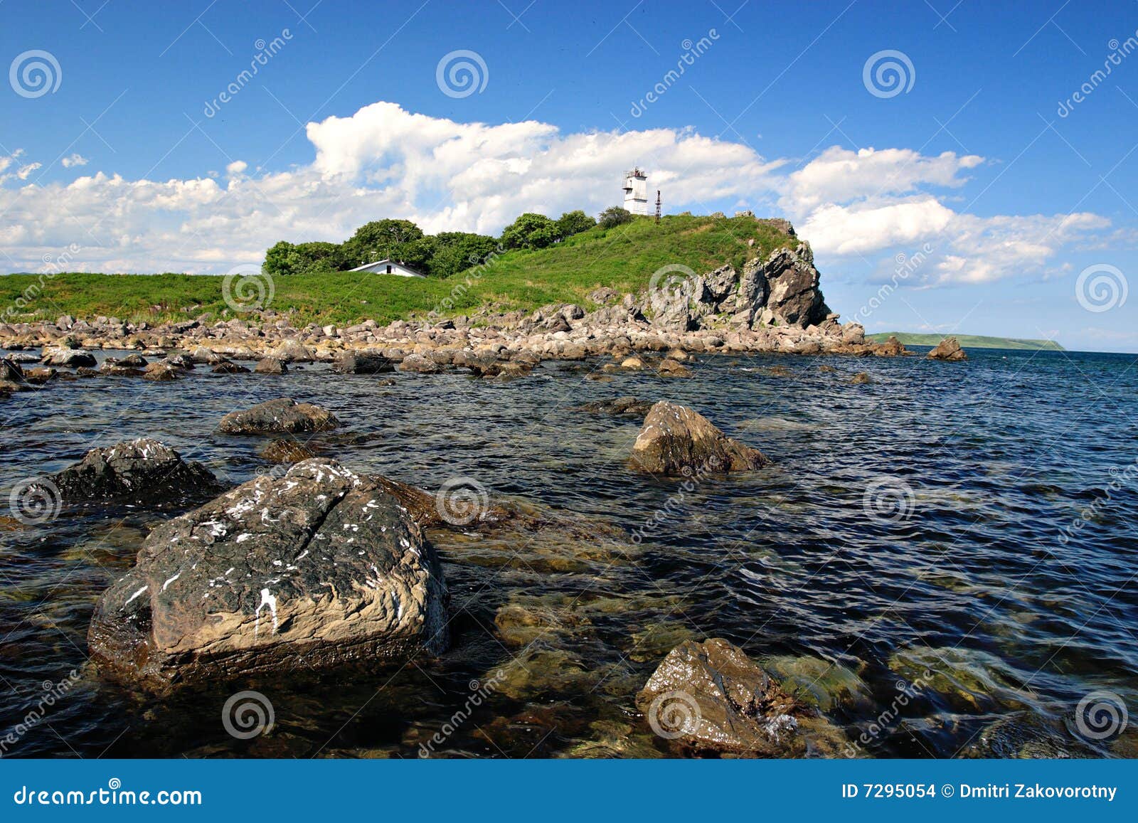 Russia. Lighthouse 2 stock photo. Image of forest, shine - 7295054